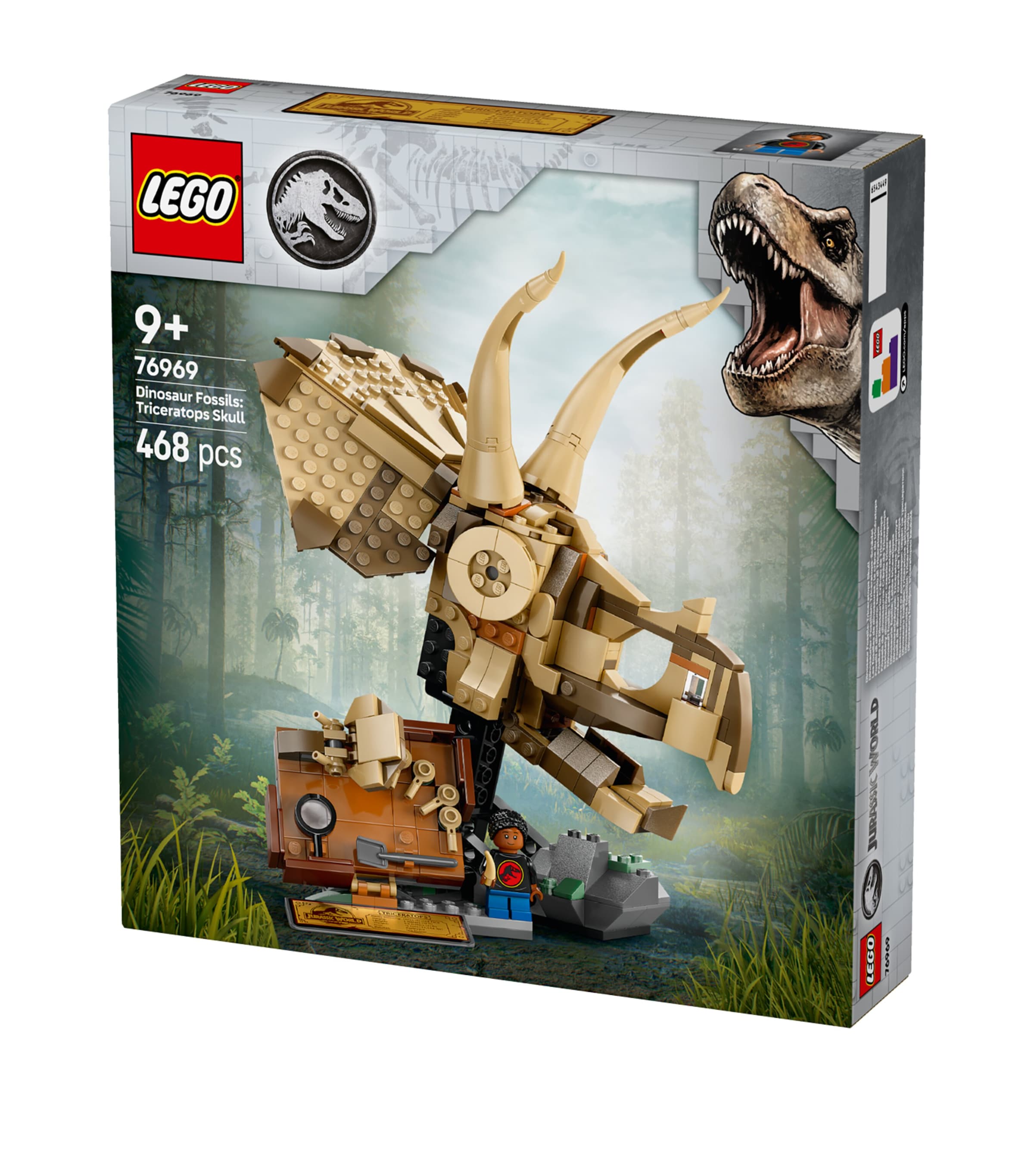 Lego Multi Jurassic World Dinosaur Fossils: Triceratops Skull 76969 ...