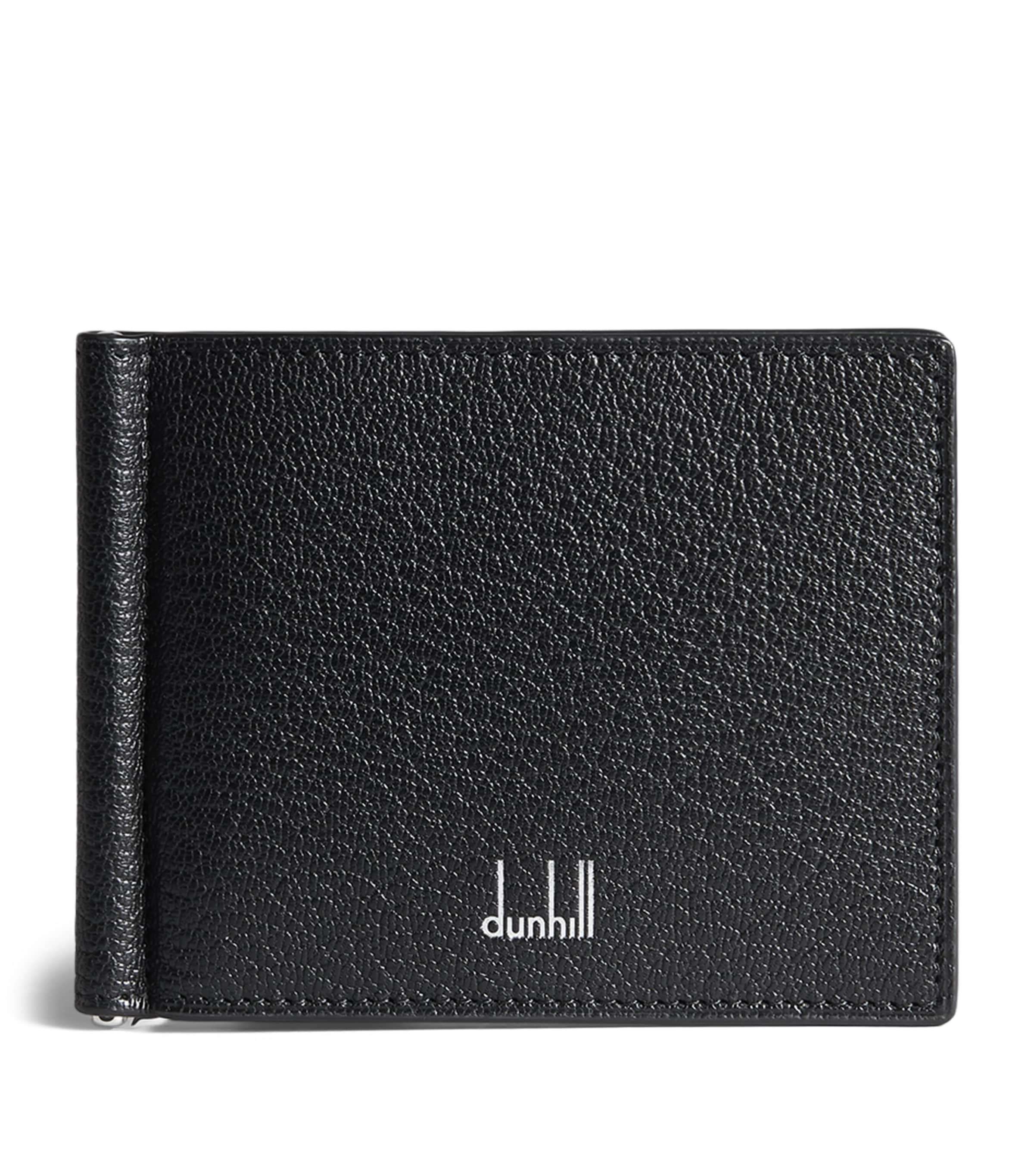 Dunhill Black Goatskin Duke Fine Bifold Wallet | Harrods QA