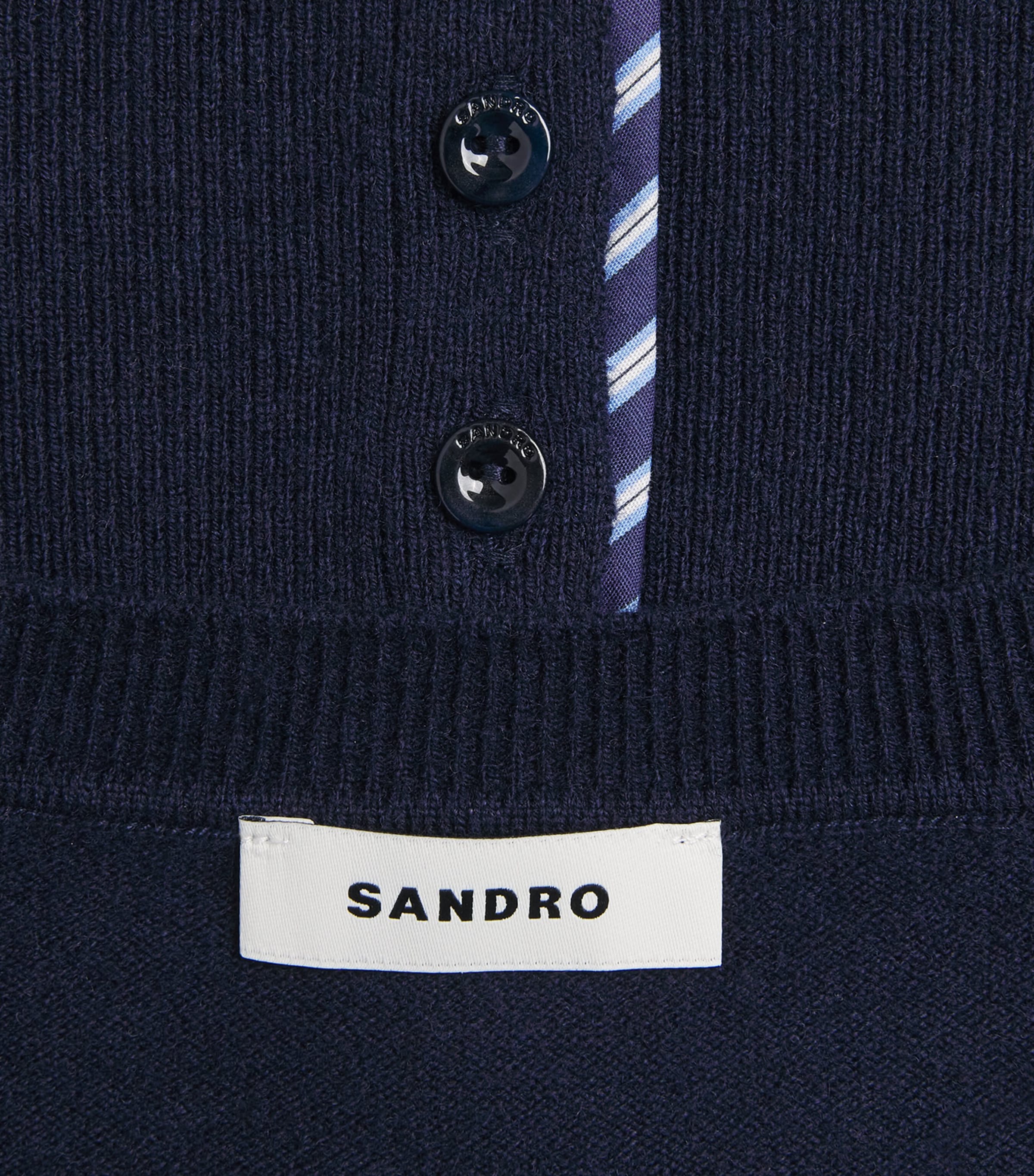 Sandro Paris Blue Wool-Cashmere Tank Top | Harrods US