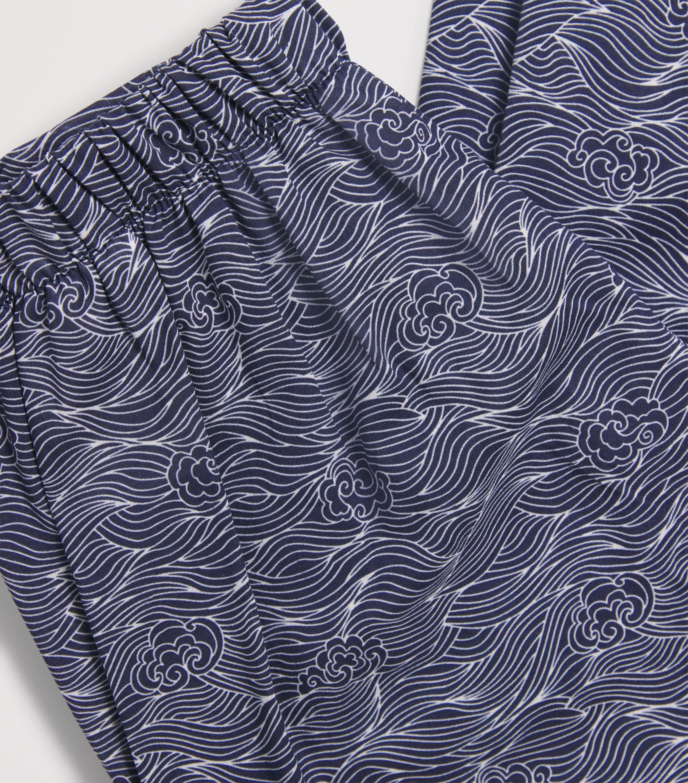 Derek Rose Kids Navy Ledbury Pyjamas (3-16 Years) | Harrods HK