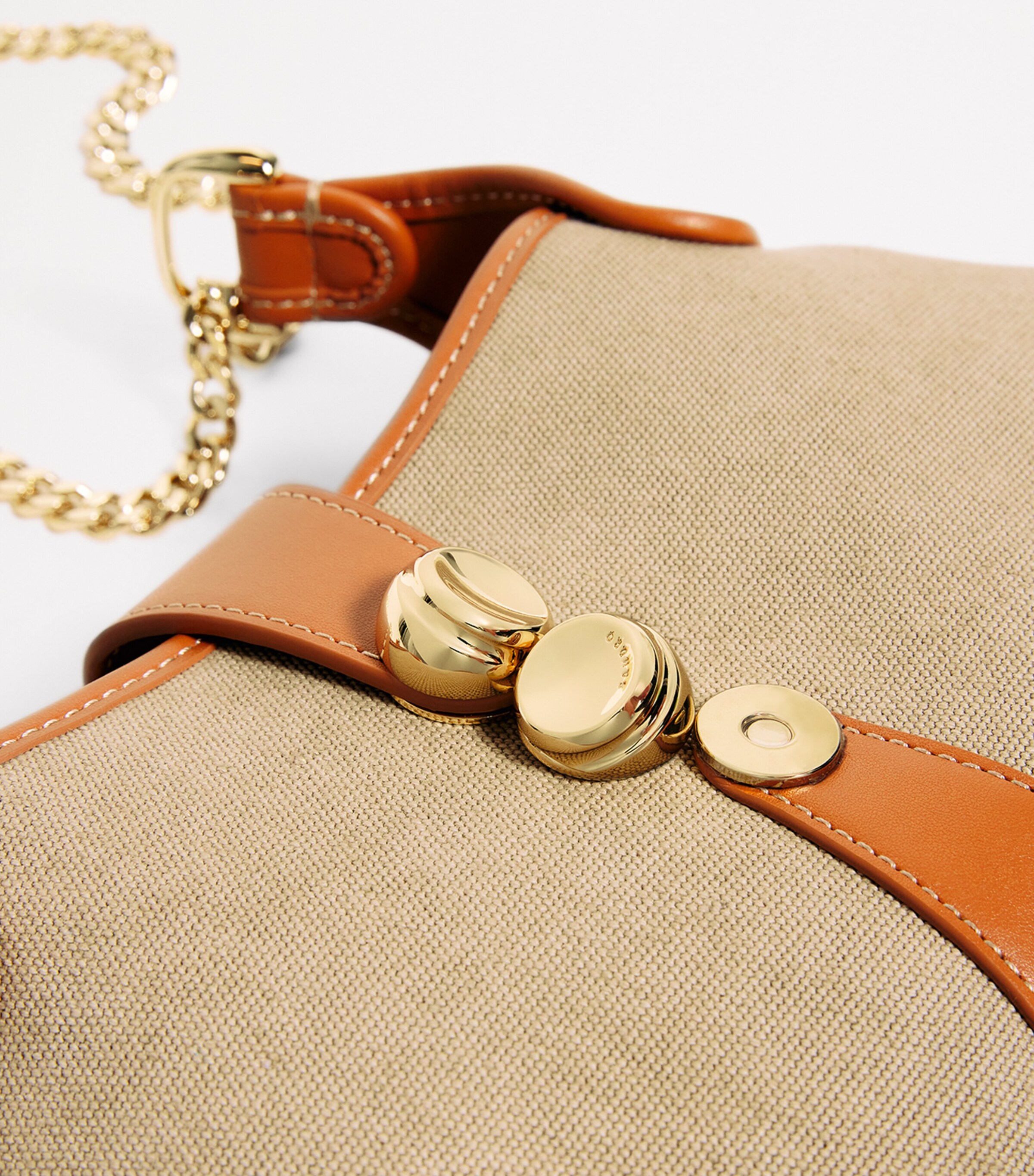 Sandro Paris Beige Sweet Janet Shoulder Bag | Harrods UK