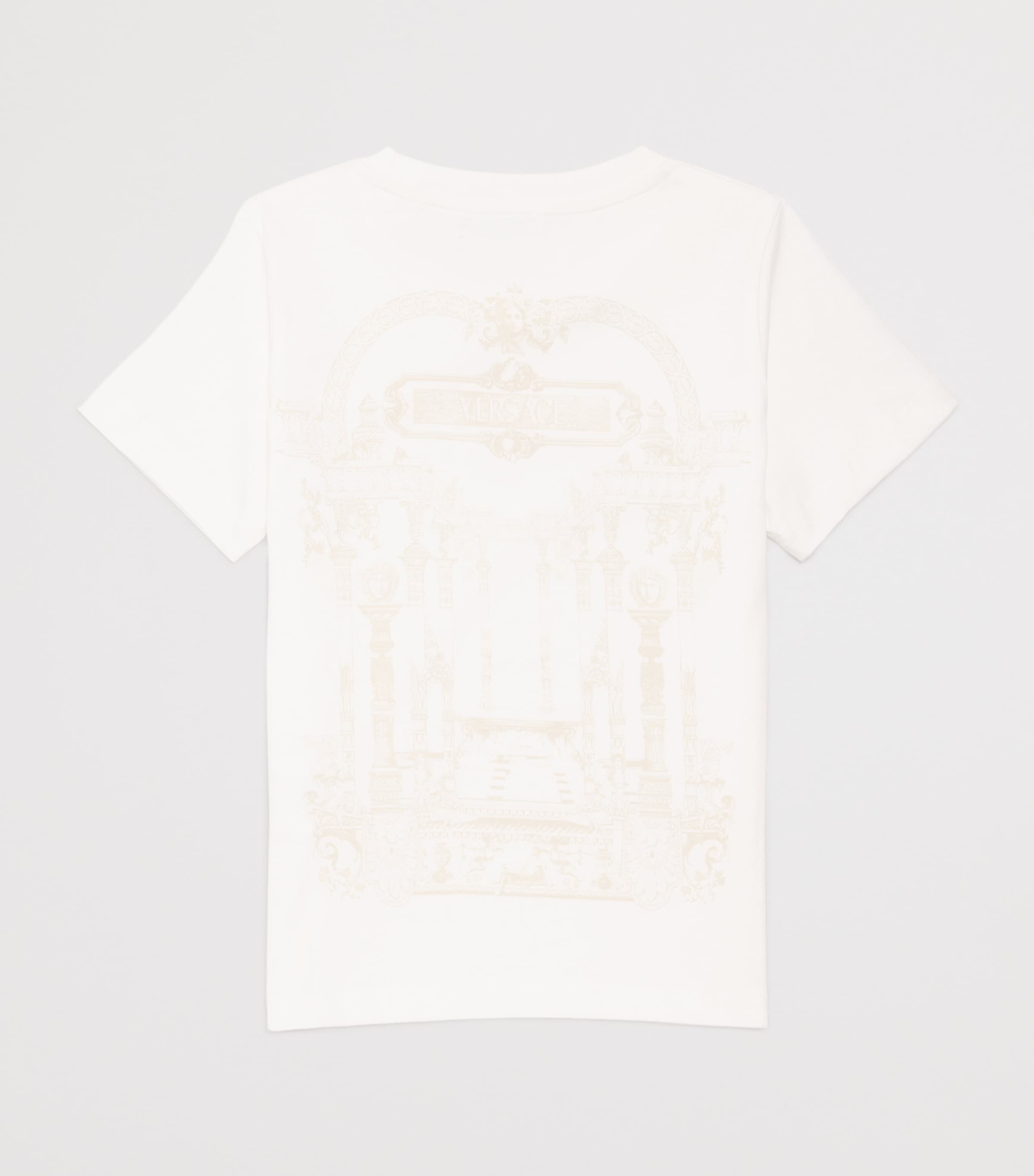 Versace Kids Ivory Cotton Classical Hall T-Shirt (6-14 Years) | Harrods US