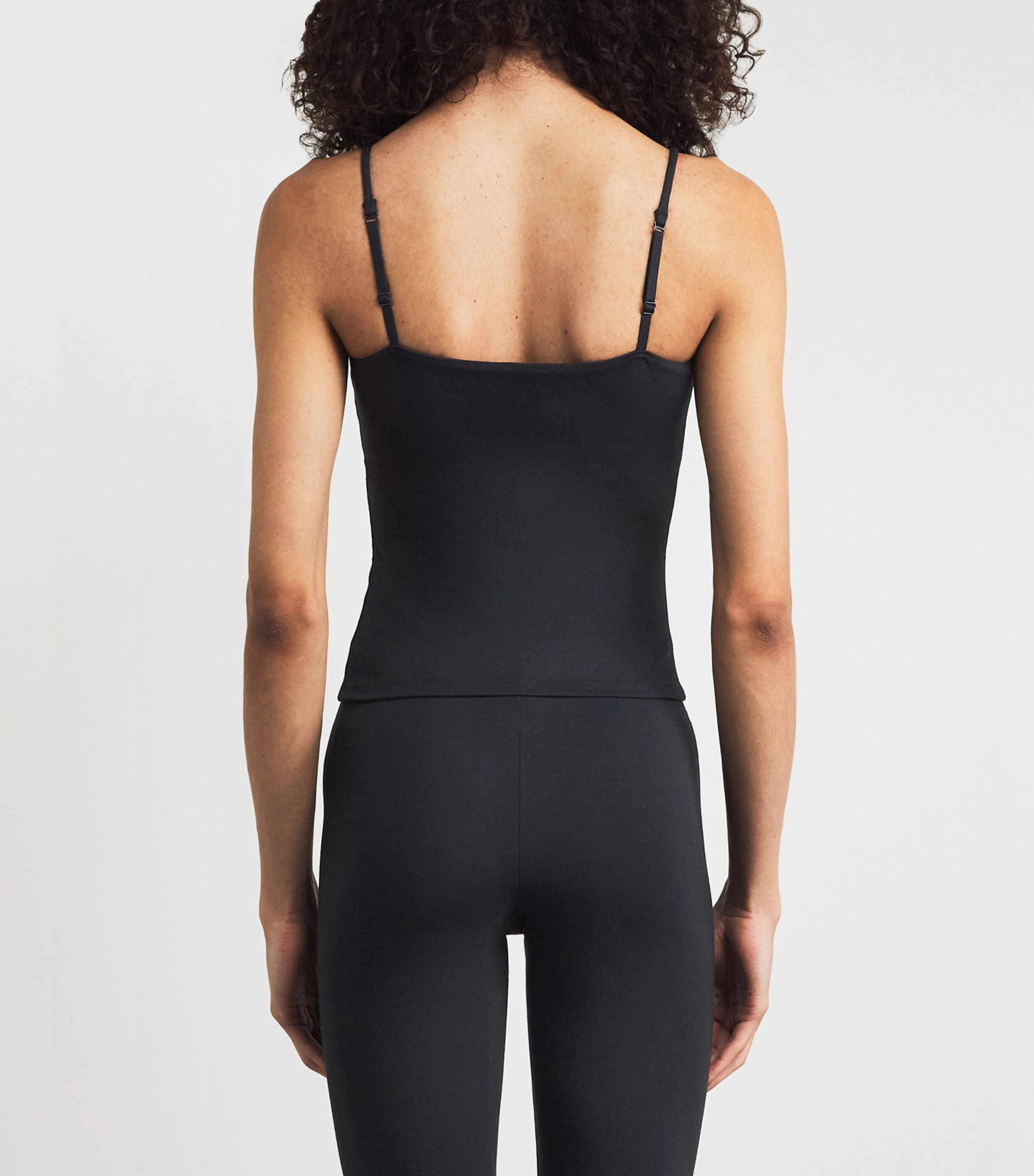 Skims Black Smooth Layers Cami Top | Harrods CA