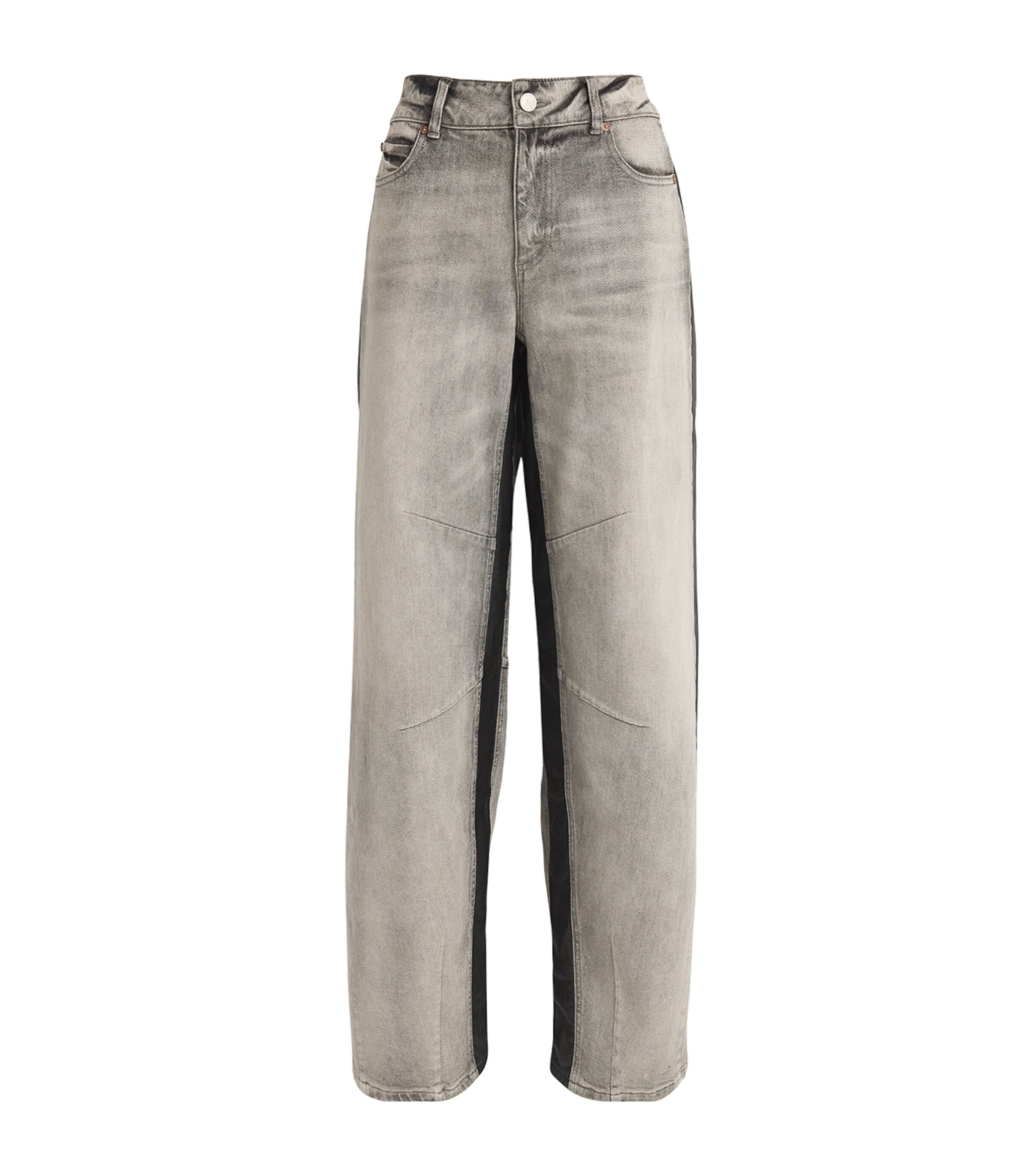 Alice+Olivia Low-Rise Parker Balloon-Leg Jeans | Harrods US