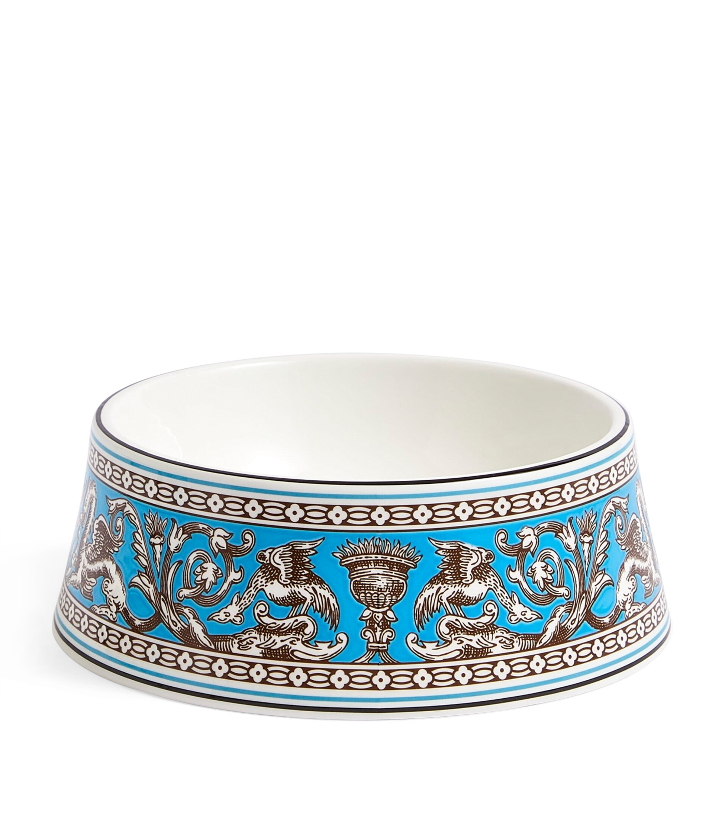 Wedgwood Turquoise Bone China Florentine Pet Bowl (17cm) | Harrods AU