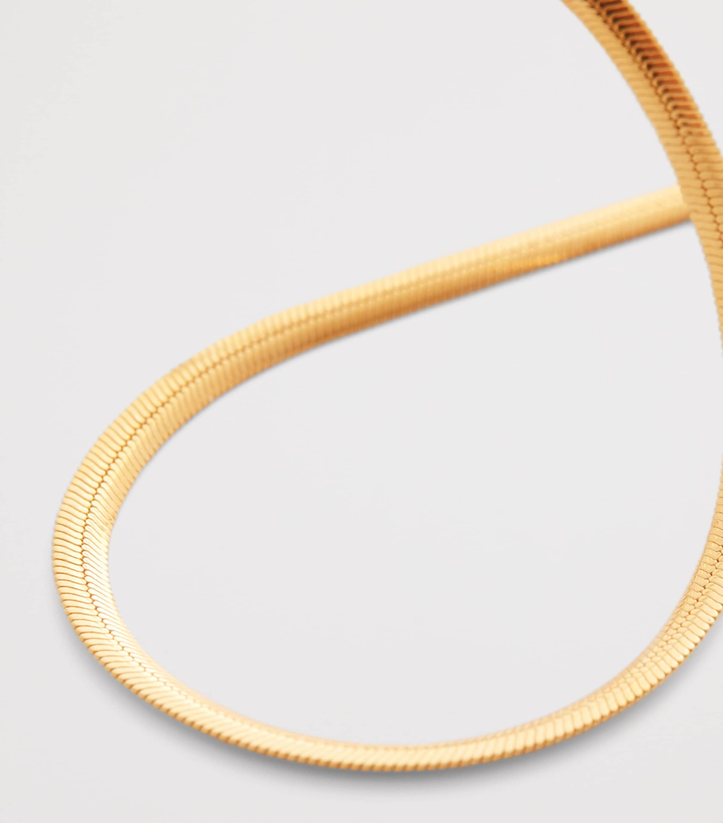 Monica Vinader Gold Vermeil Snake Chain Necklace | Harrods SG