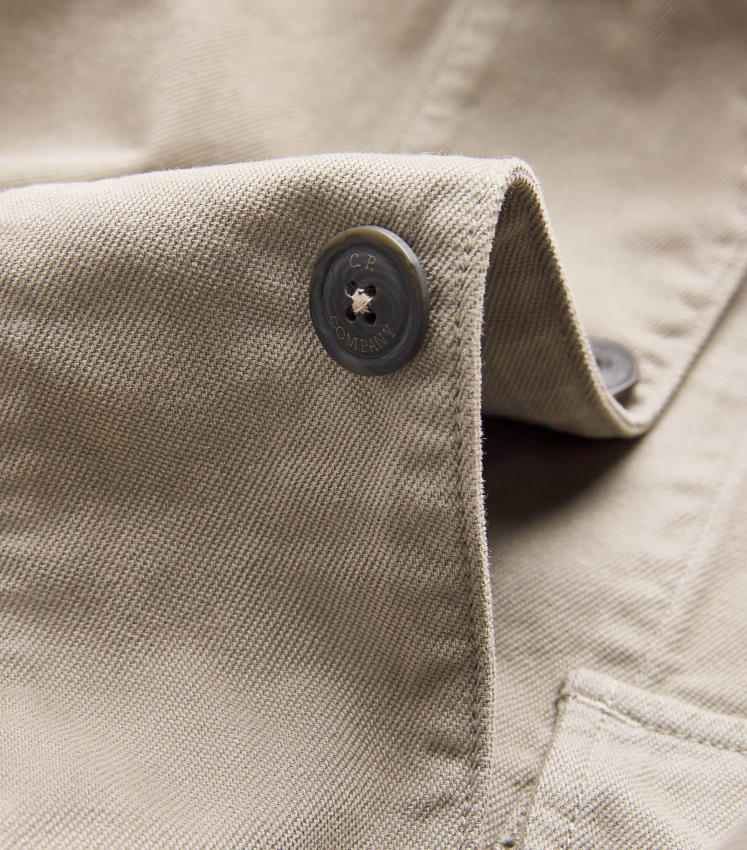 C.P. Company Brown Cotton Drill Overshirt | Harrods AU