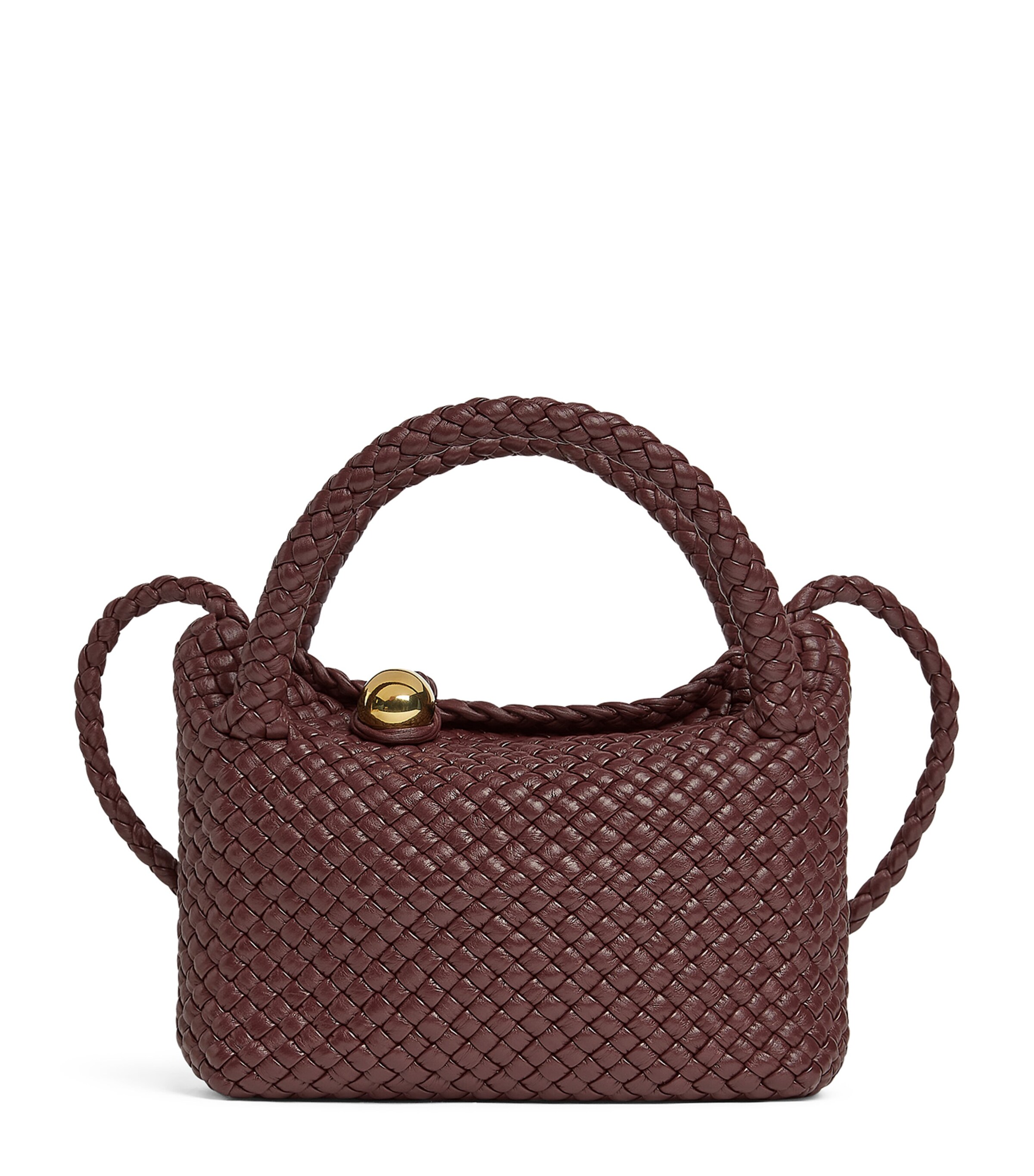 Bottega Veneta Small Leather Tosca Top-Handle Bag | Harrods SA