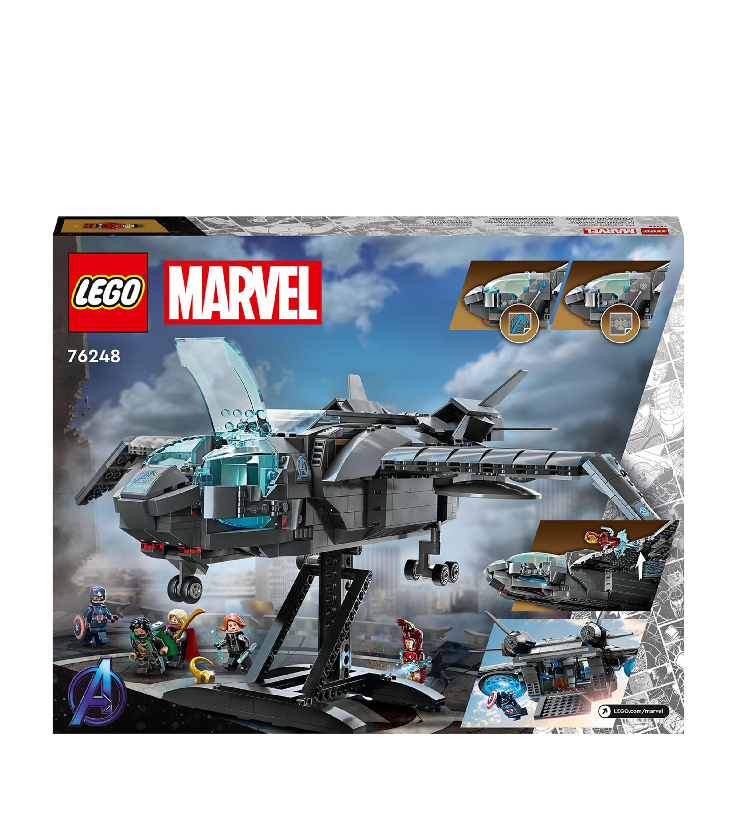 Lego Marvel The Avengers Quinjet Set 76248 | Harrods UK
