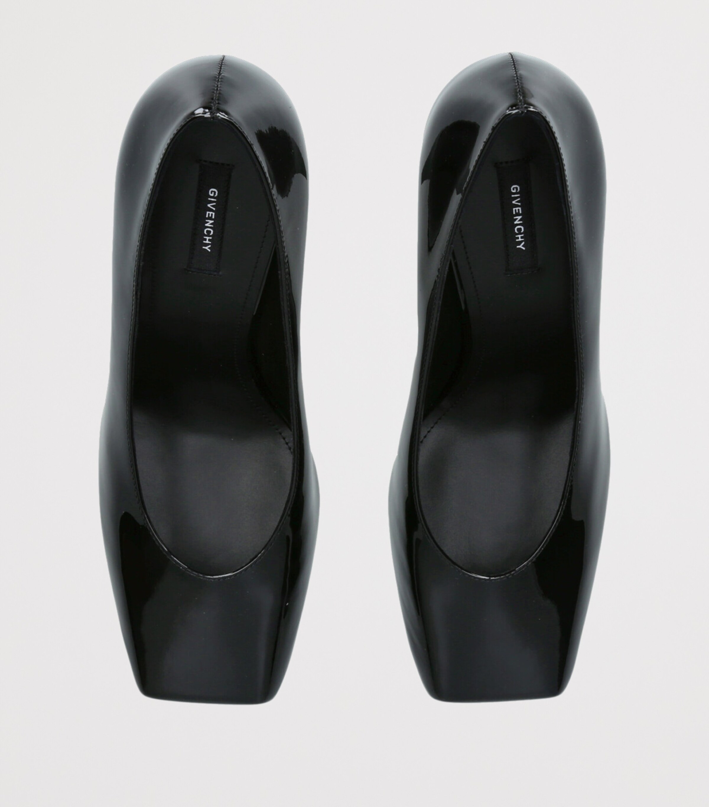 Givenchy Black Leather Square-Toe Pumps 95 | Harrods UK