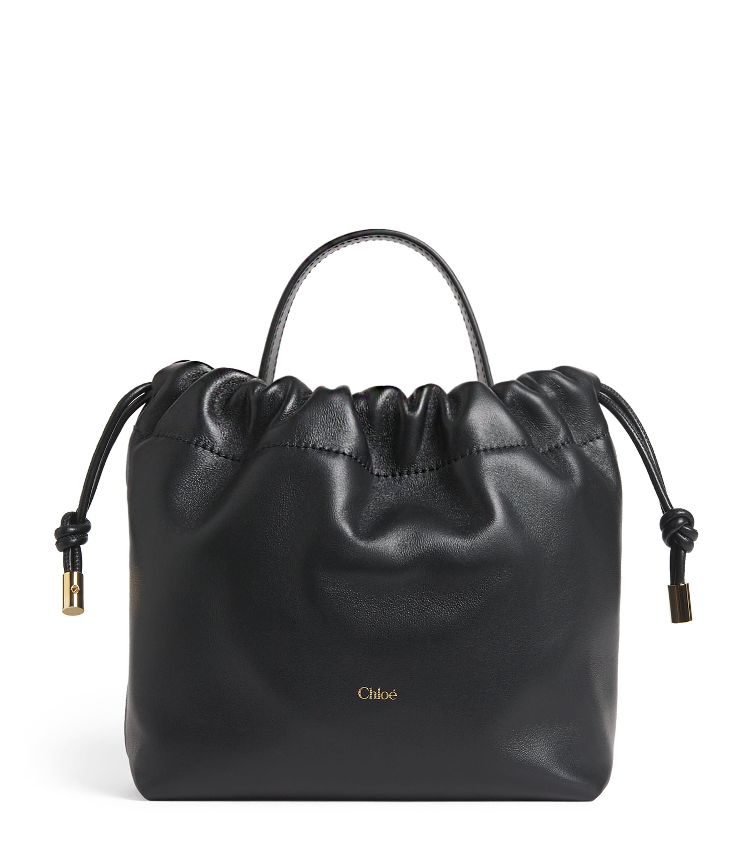 Chloé Black Mini Chloé Icons Shoulder Bag | Harrods UK