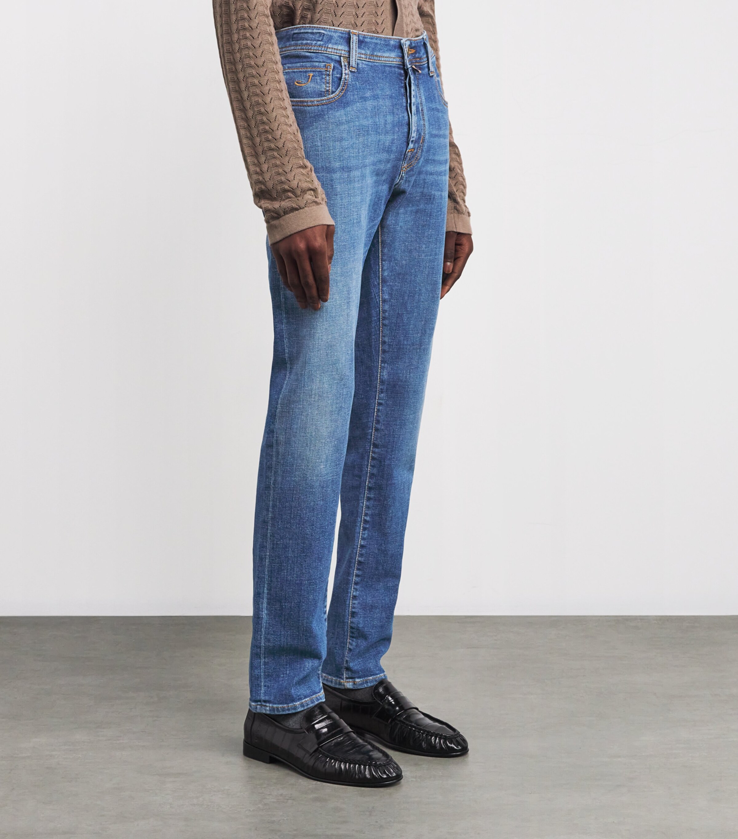 JACOB COHËN Blue Pony Hair-Patch Bard Slim Jeans | Harrods CA