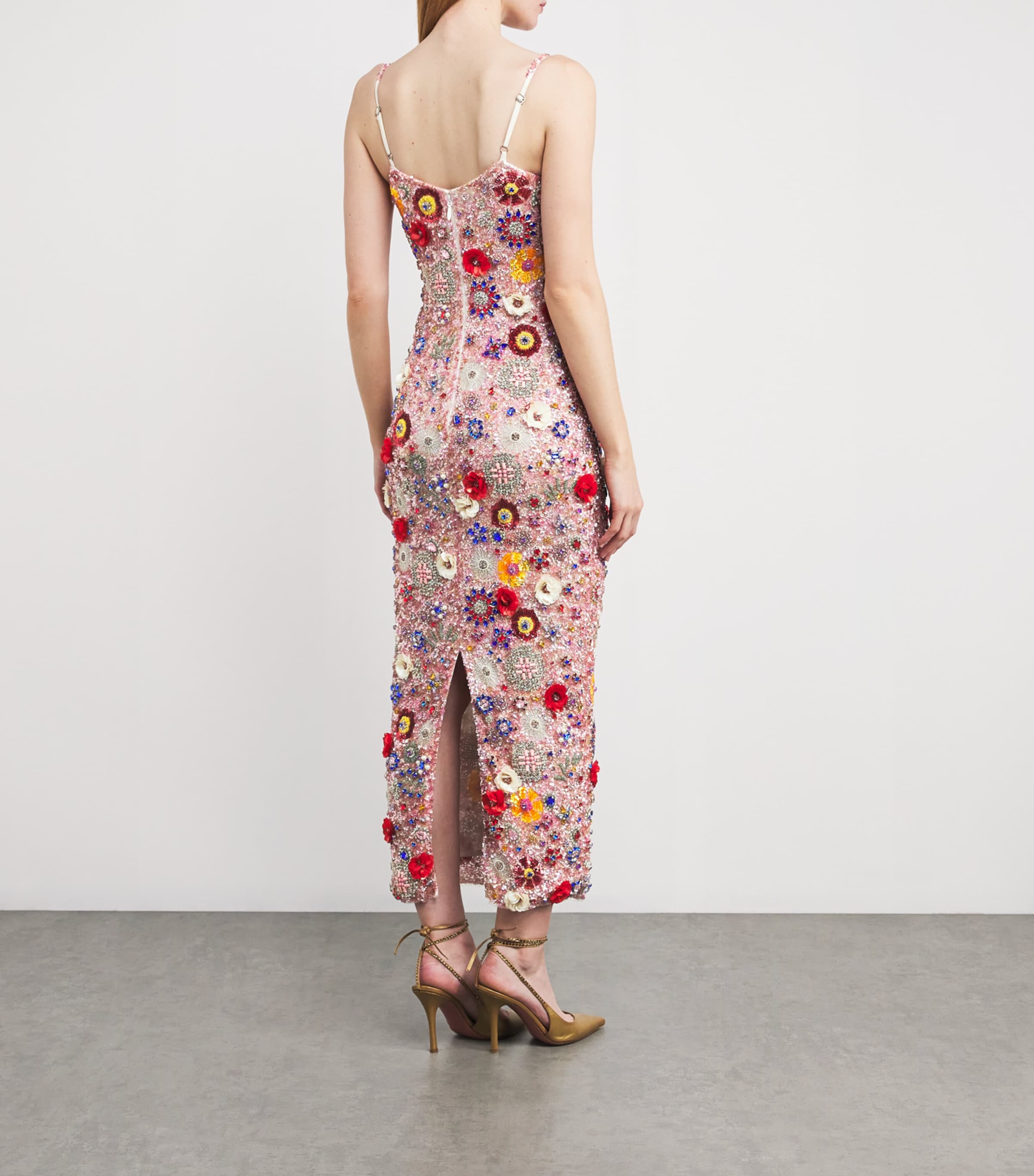Rachel Gilbert Multi Embellished Francesca Gown | Harrods UK