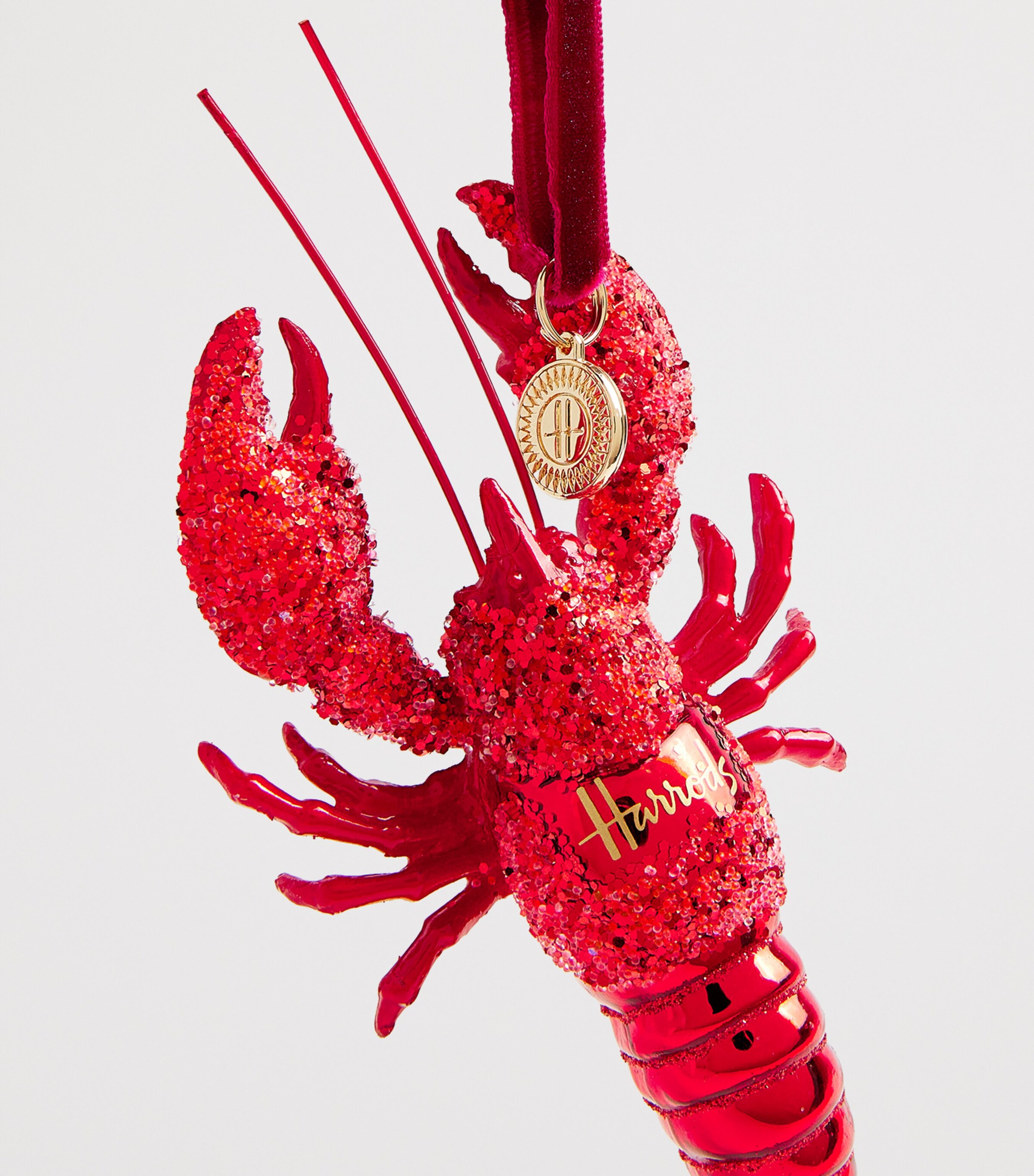 Harrods Embellished Lobster Tree Decoration | Harrods UK