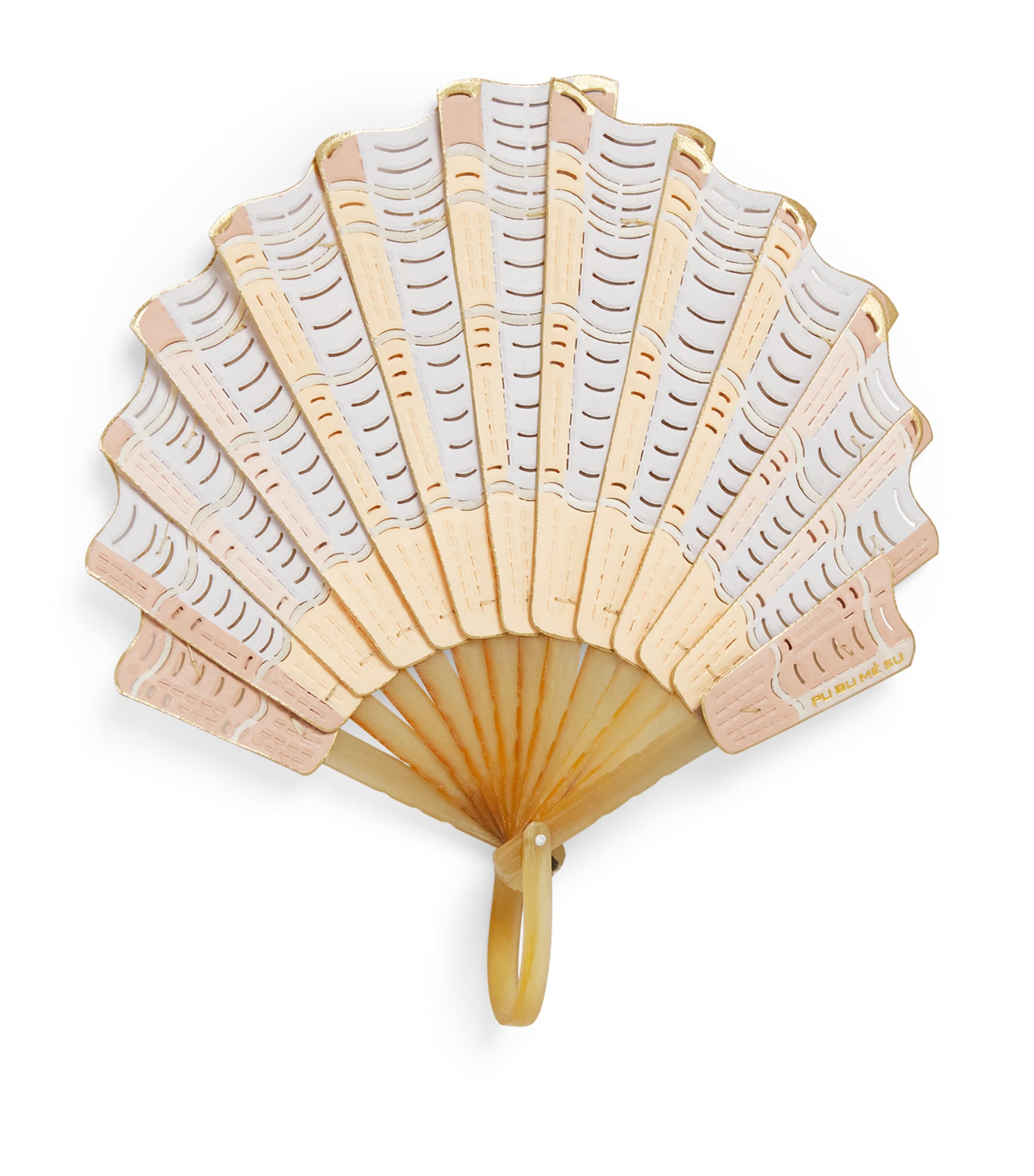 Pubumésu Multi Small Open Scallop Shell Fan | Harrods UK