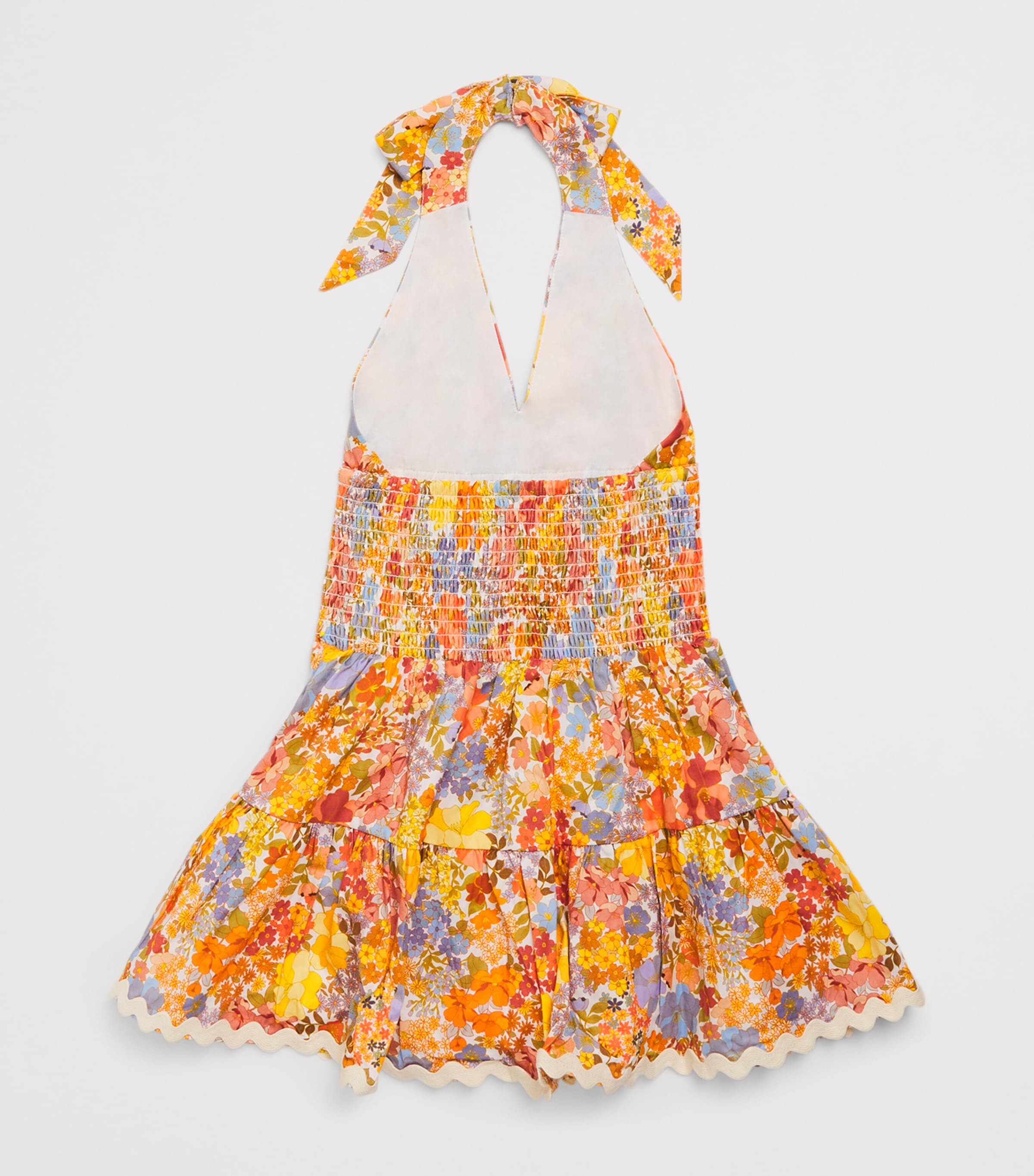 MARLO Multi Cotton Halterneck Avelle Dress (3-16 Years) | Harrods UK