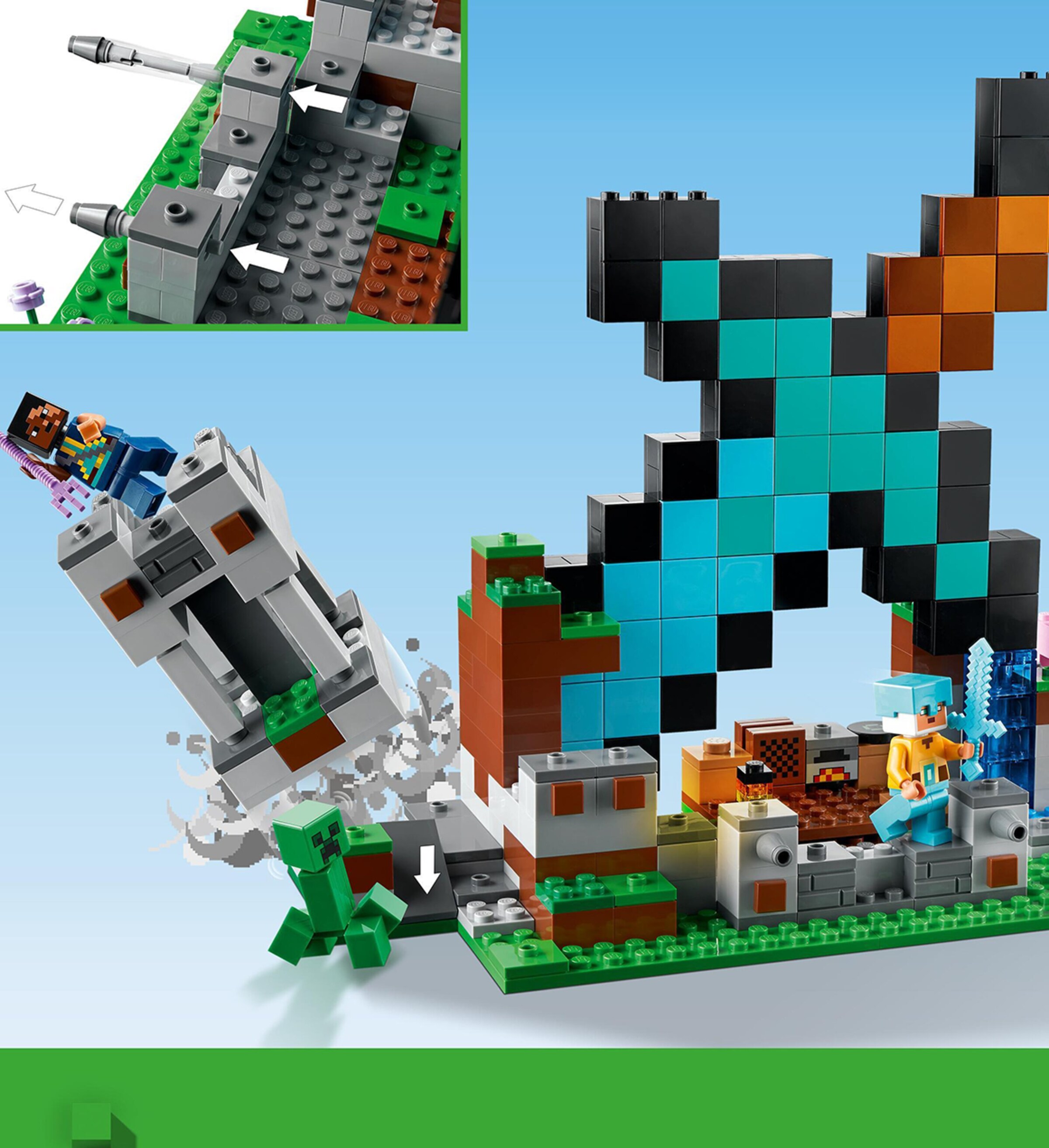 Lego Minecraft The Sword Outpost 21244 | Harrods SA