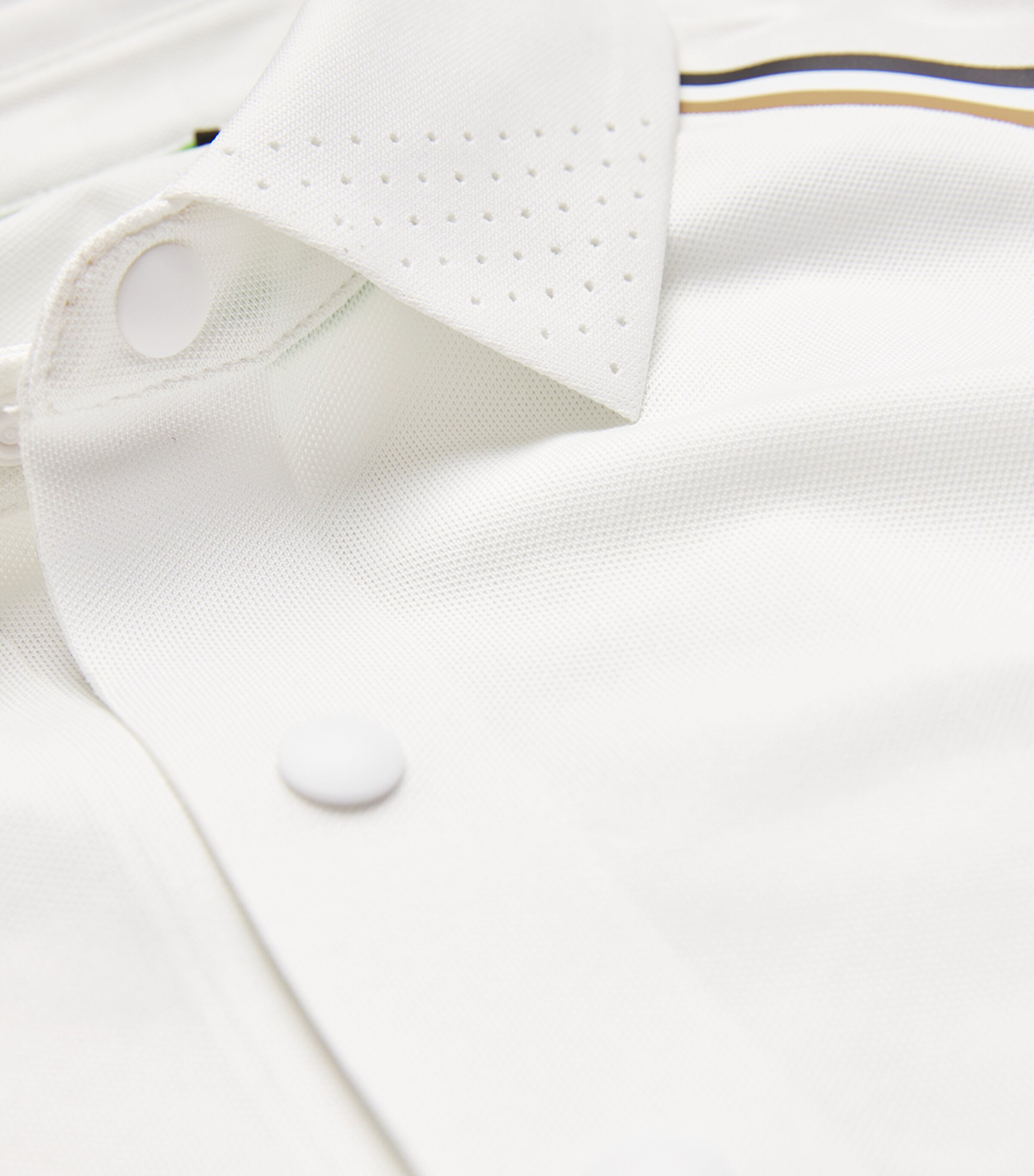 BOSS White Active Slim Polo Shirt | Harrods HK