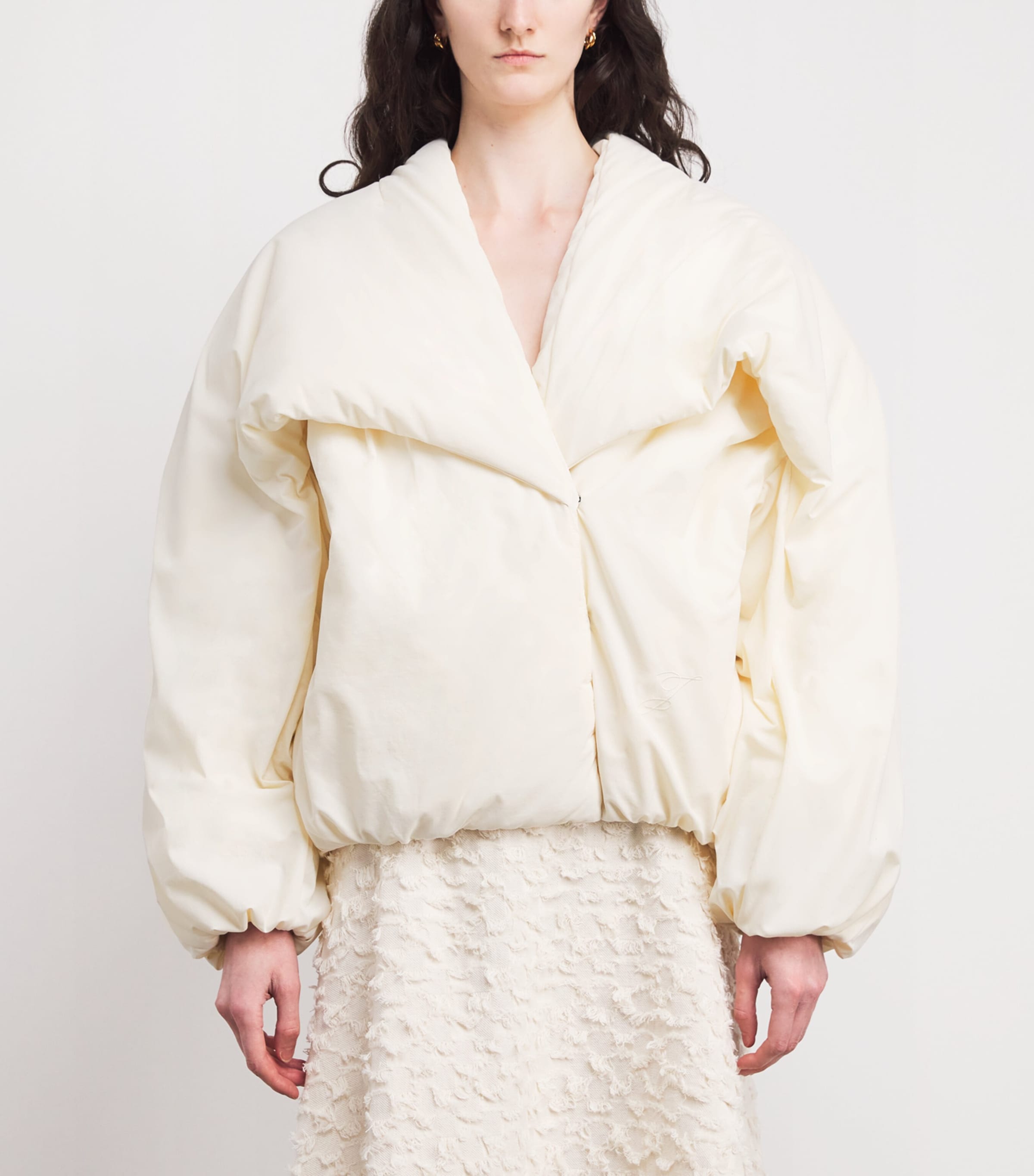 Jacquemus White The Châle Bomber Jacket | Harrods CA