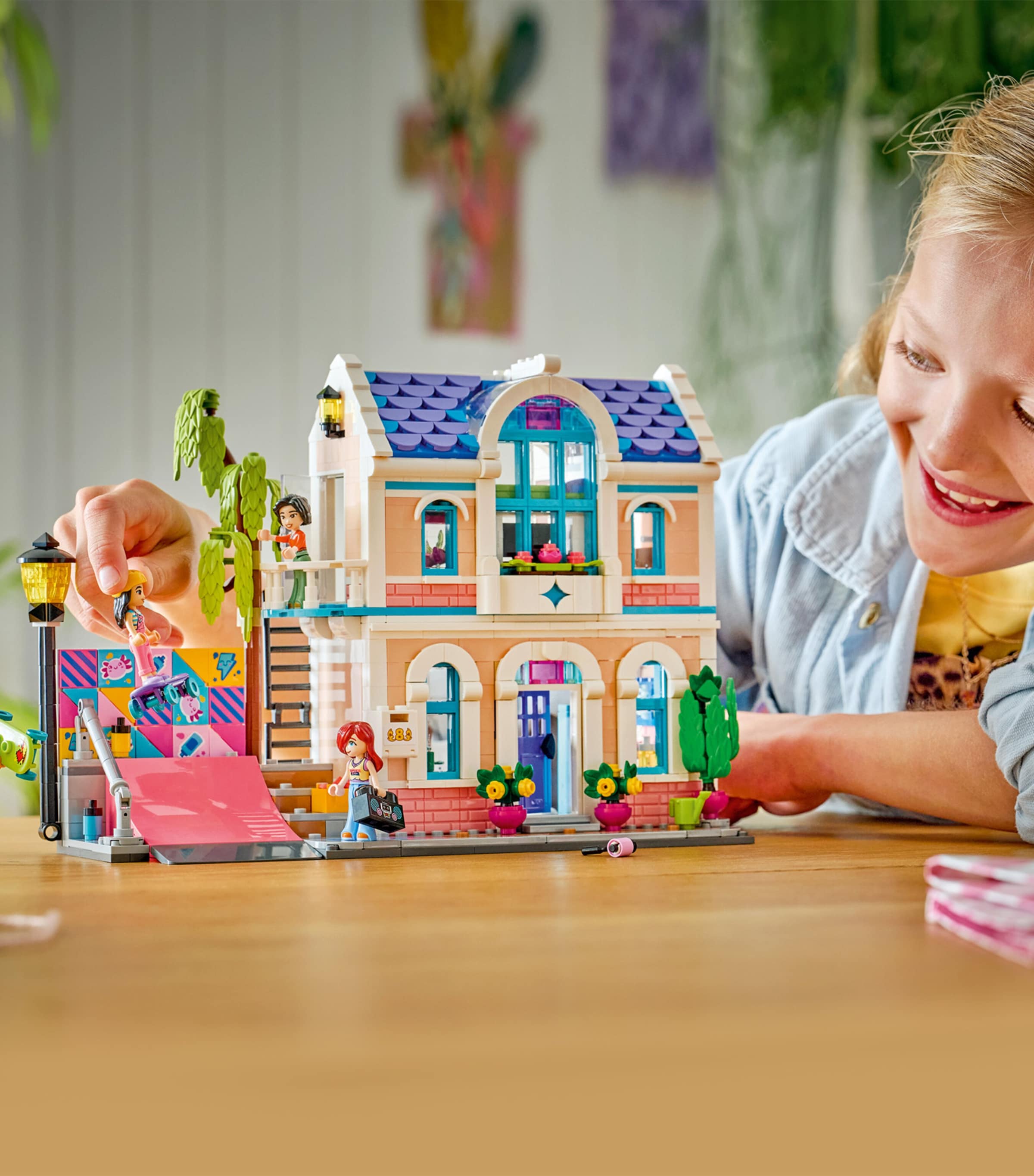 Lego LEGO Friends Liann’s Family House Building Toy 42687 | Harrods AE