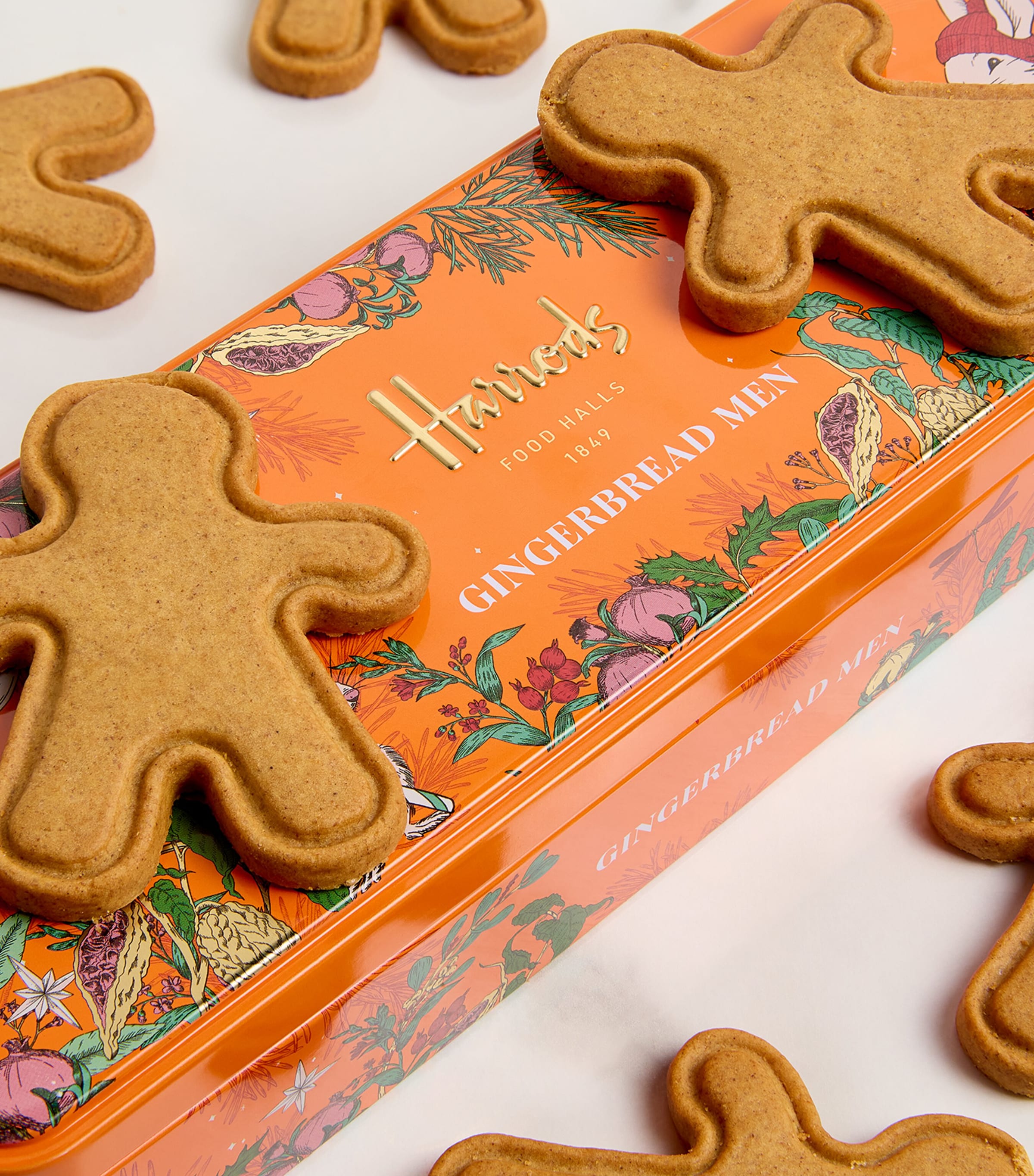 Harrods Gingerbread Men Tin (300g) | Harrods AU