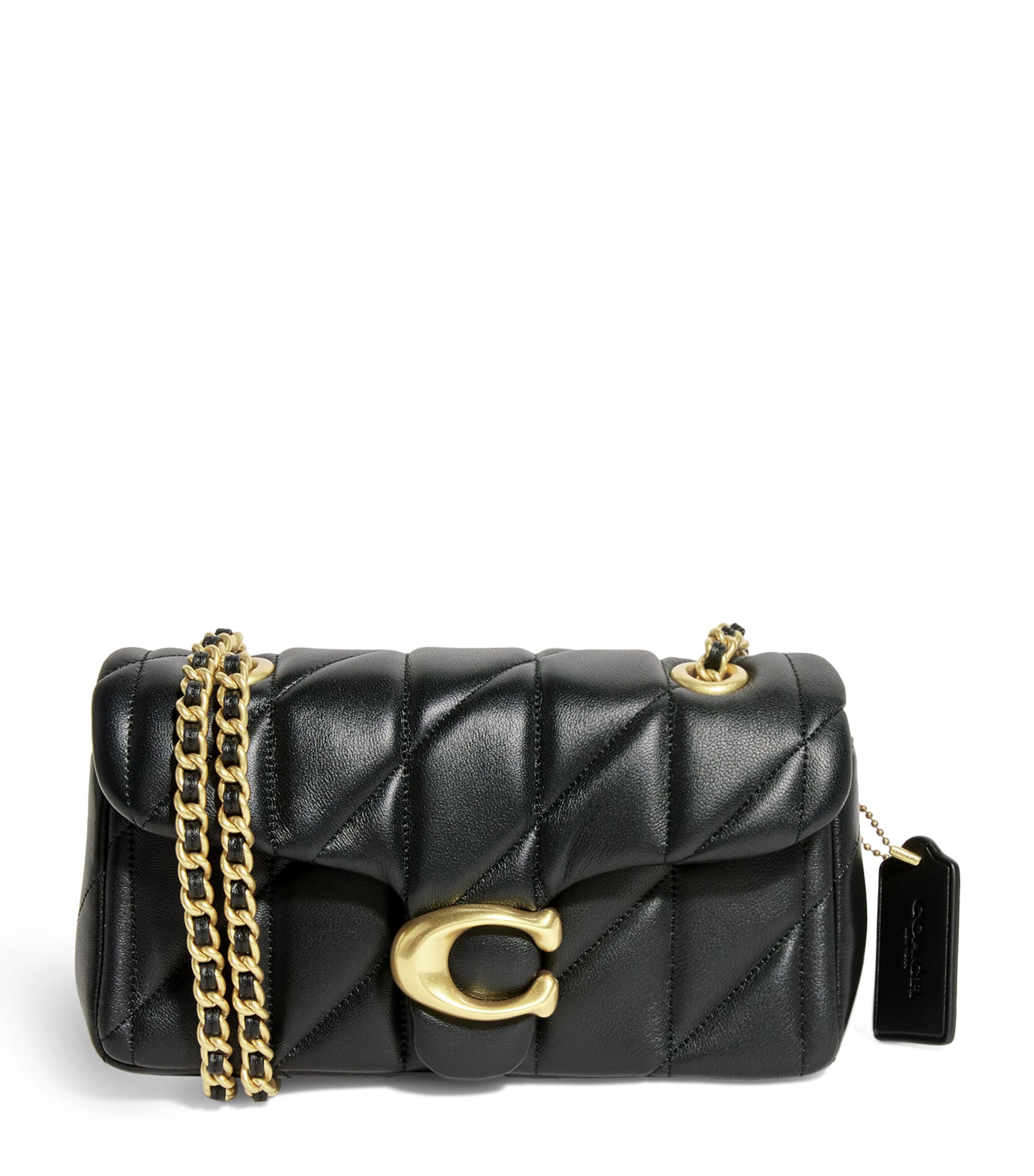 Coach Black Quilted Leather Tabby 20 Shoulder Bag | Harrods US