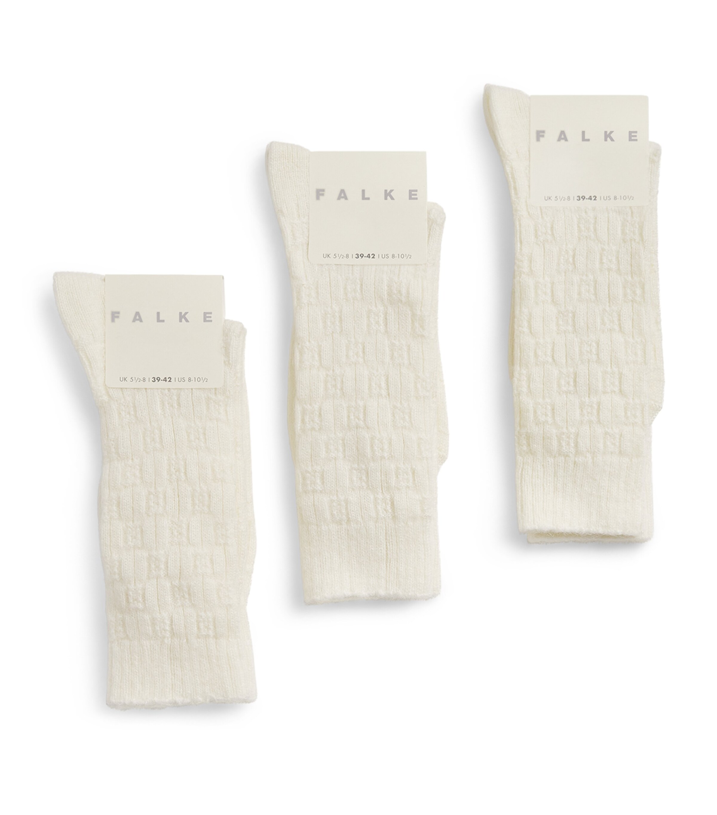 Falke White Alpaca-Blend Brick Wall Socks | Harrods US