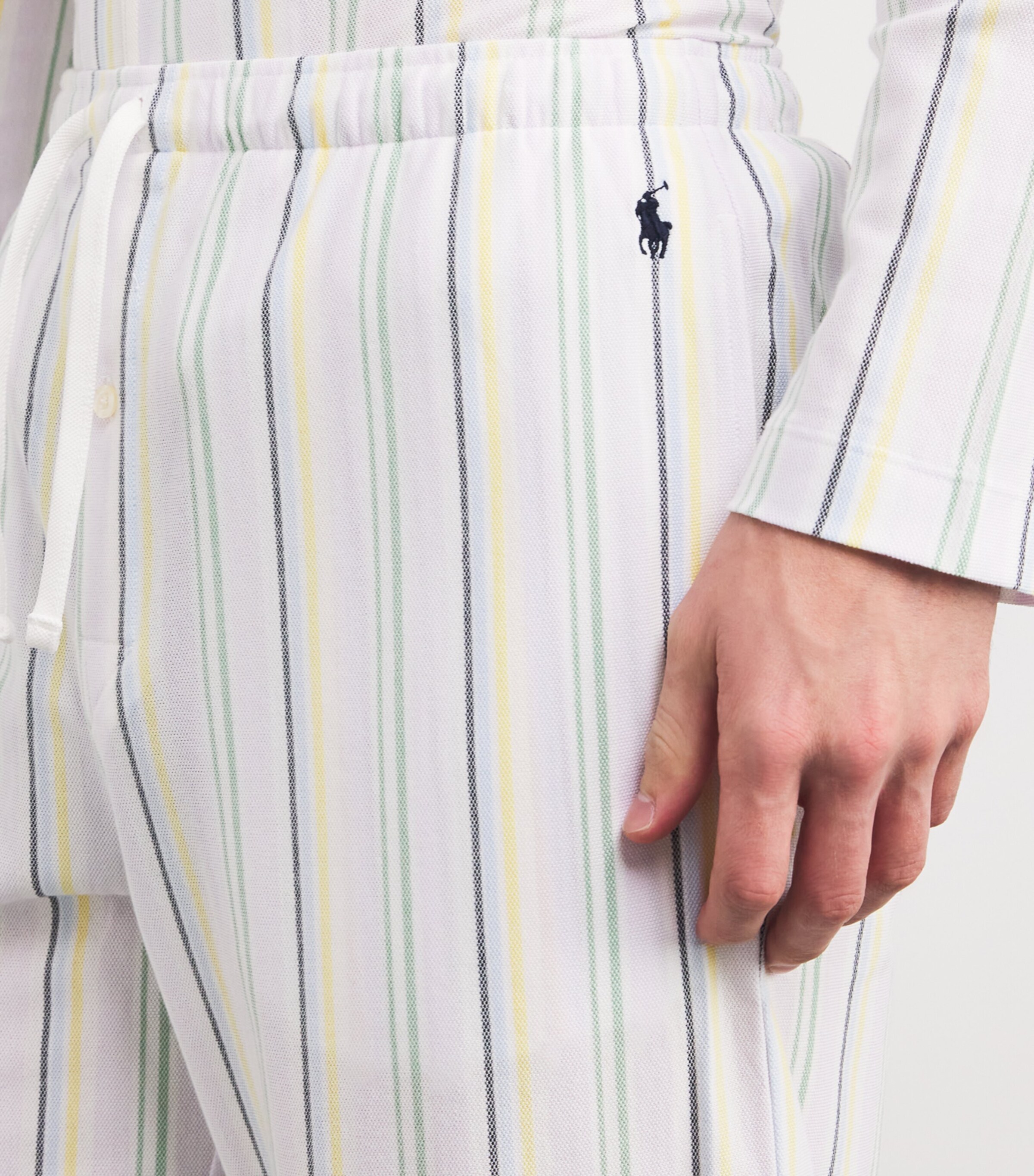 Polo Ralph Lauren Cotton Stripe Pyjama Set | Harrods UK