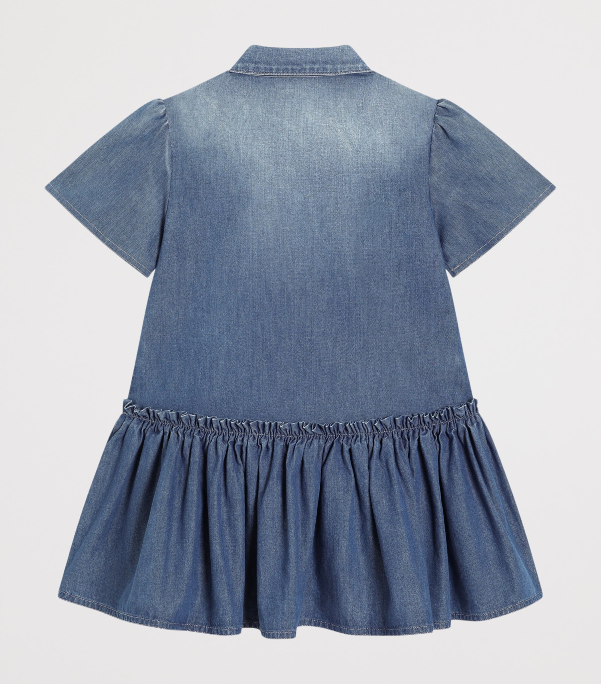 Dolce&Gabbana Kids Multi Chambray Logo Dress (8-12+ Years) | Harrods CA