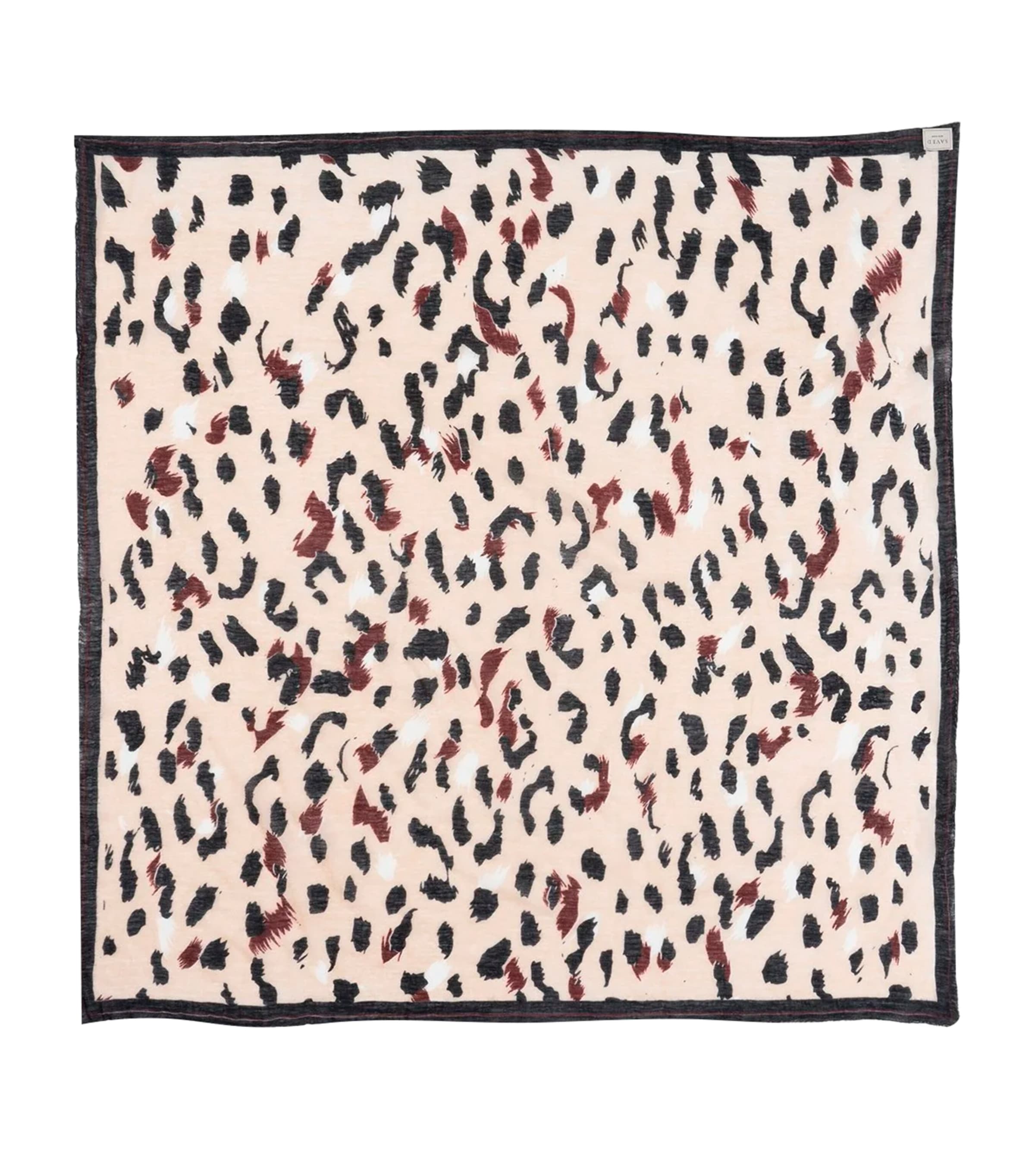 SAVED NY Multi Cashmere Leopard Scarf | Harrods US