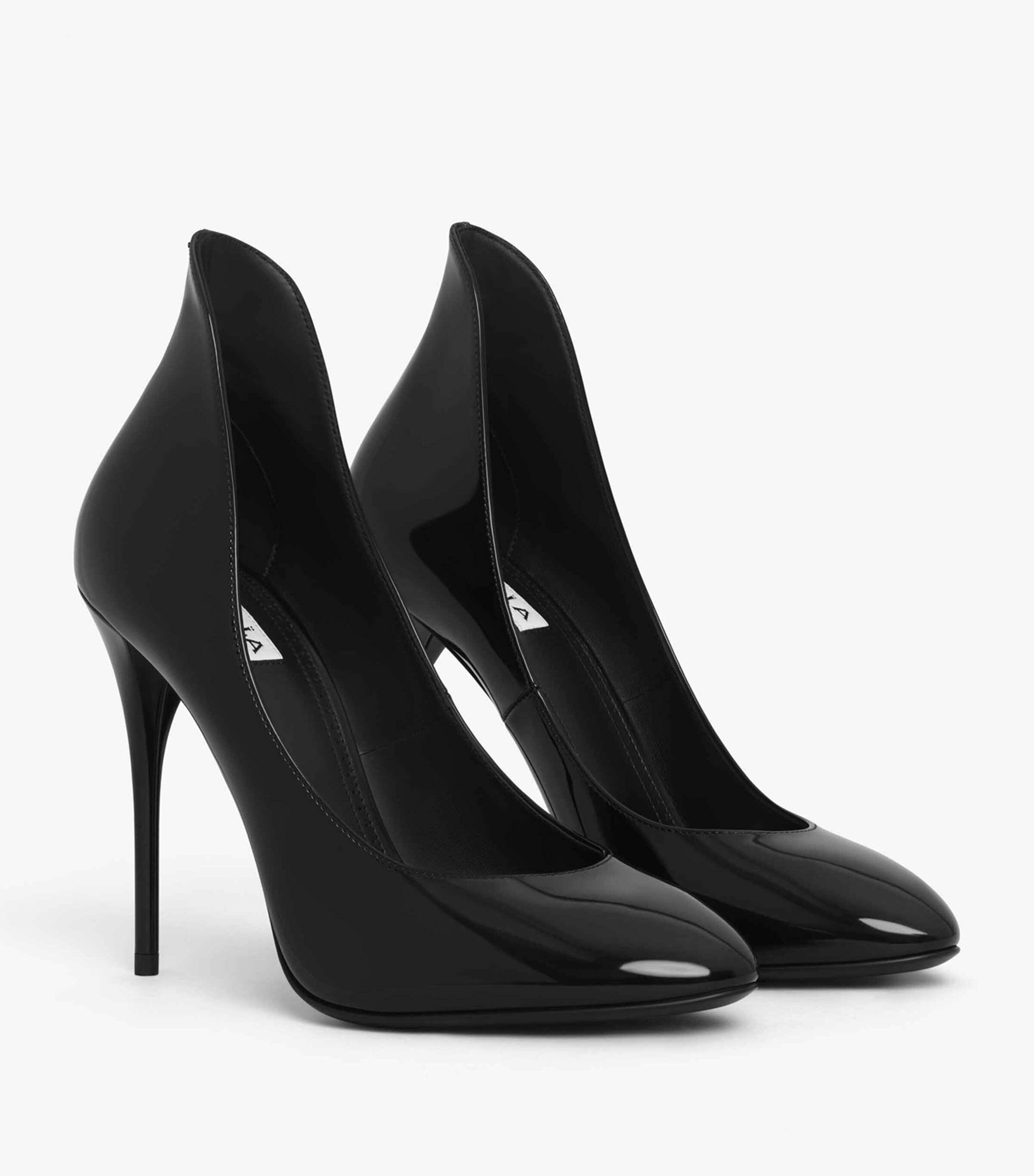 Alaïa Black Patent Leather Decollete Pumps 110 | Harrods US