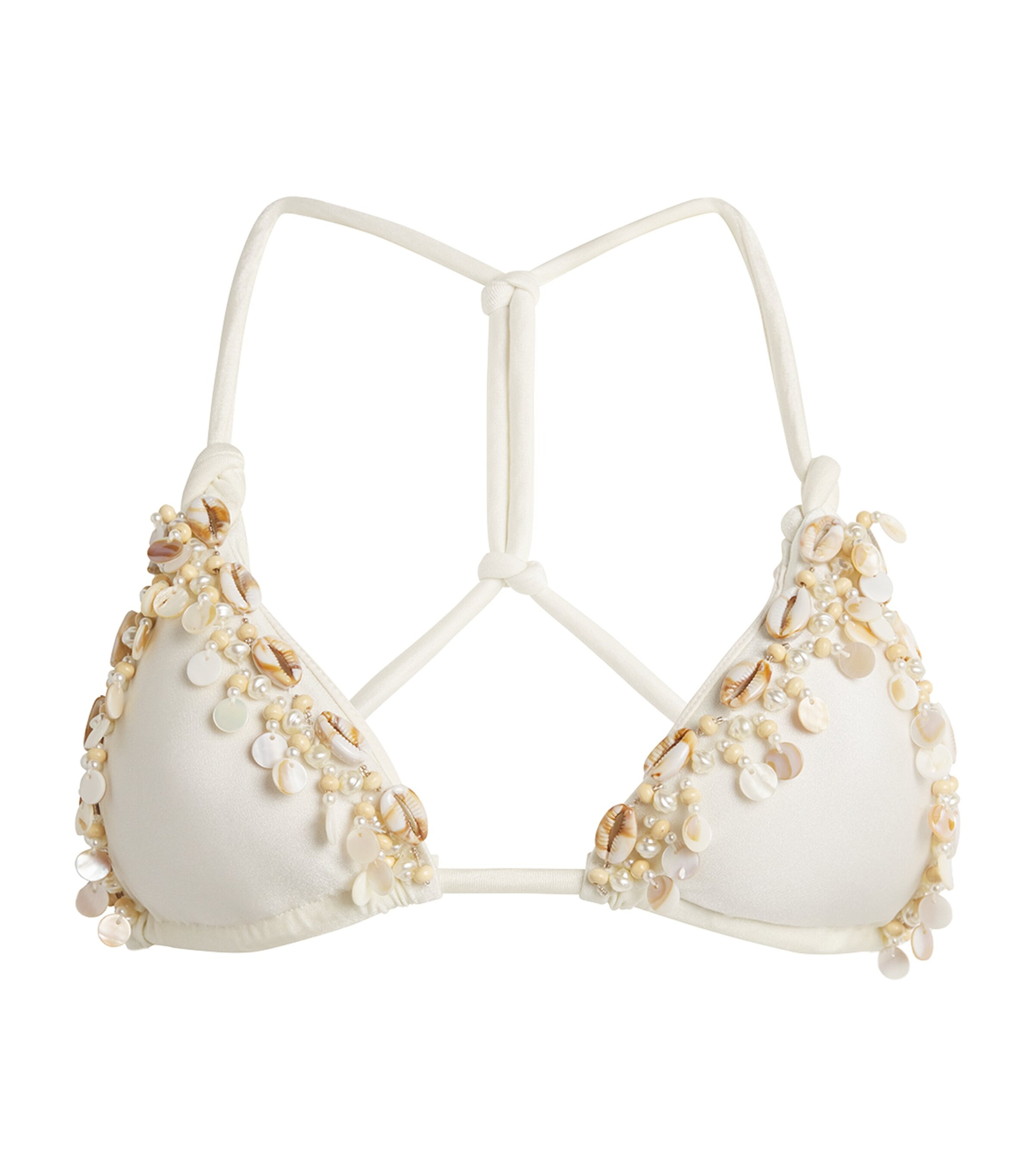 PatBO Embellished Bikini Top | Harrods HK