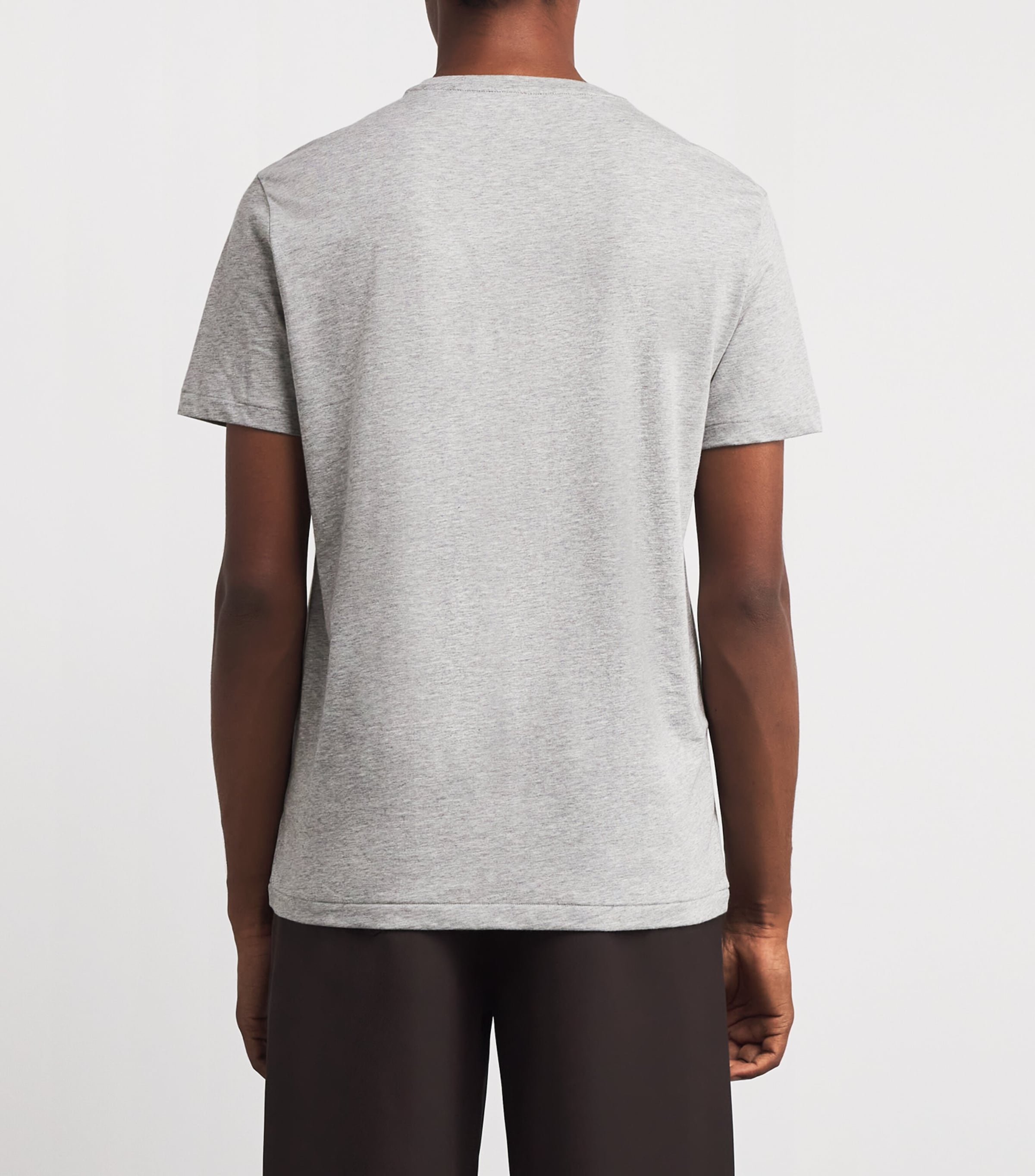 Polo Ralph Lauren Grey Cotton Crest Print T-Shirt | Harrods US