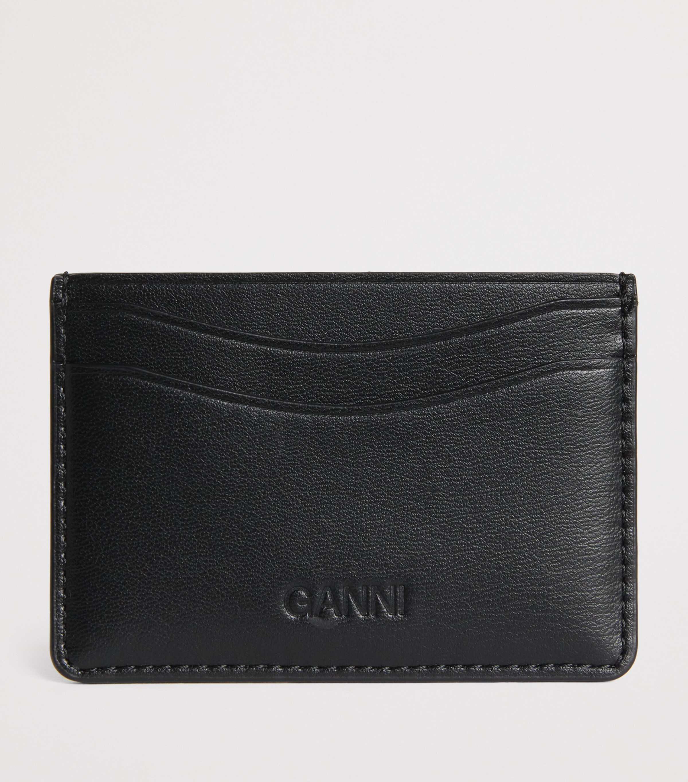 GANNI Black Dog Print Card Holder | Harrods HK