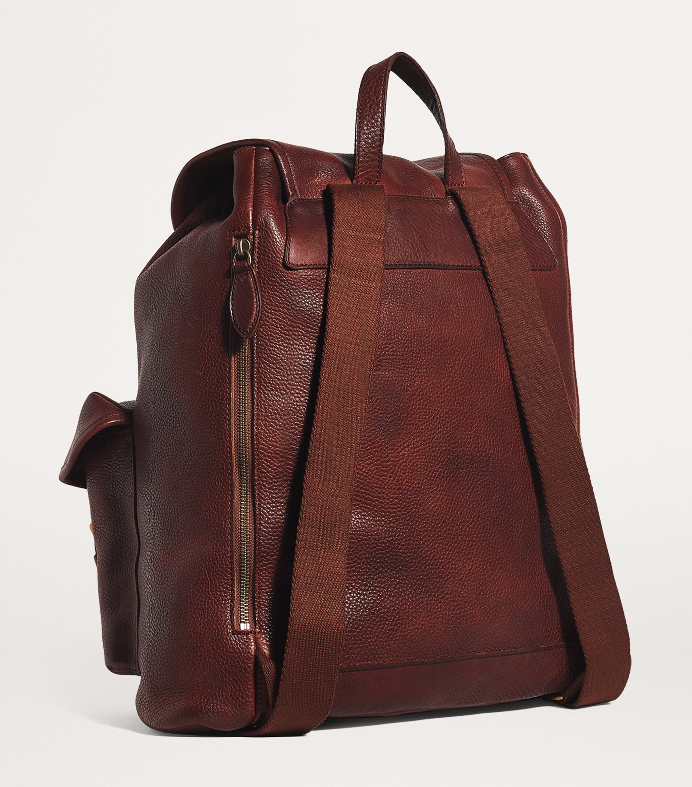Polo Ralph Lauren Beige Leather Heritage Backpack | Harrods UK