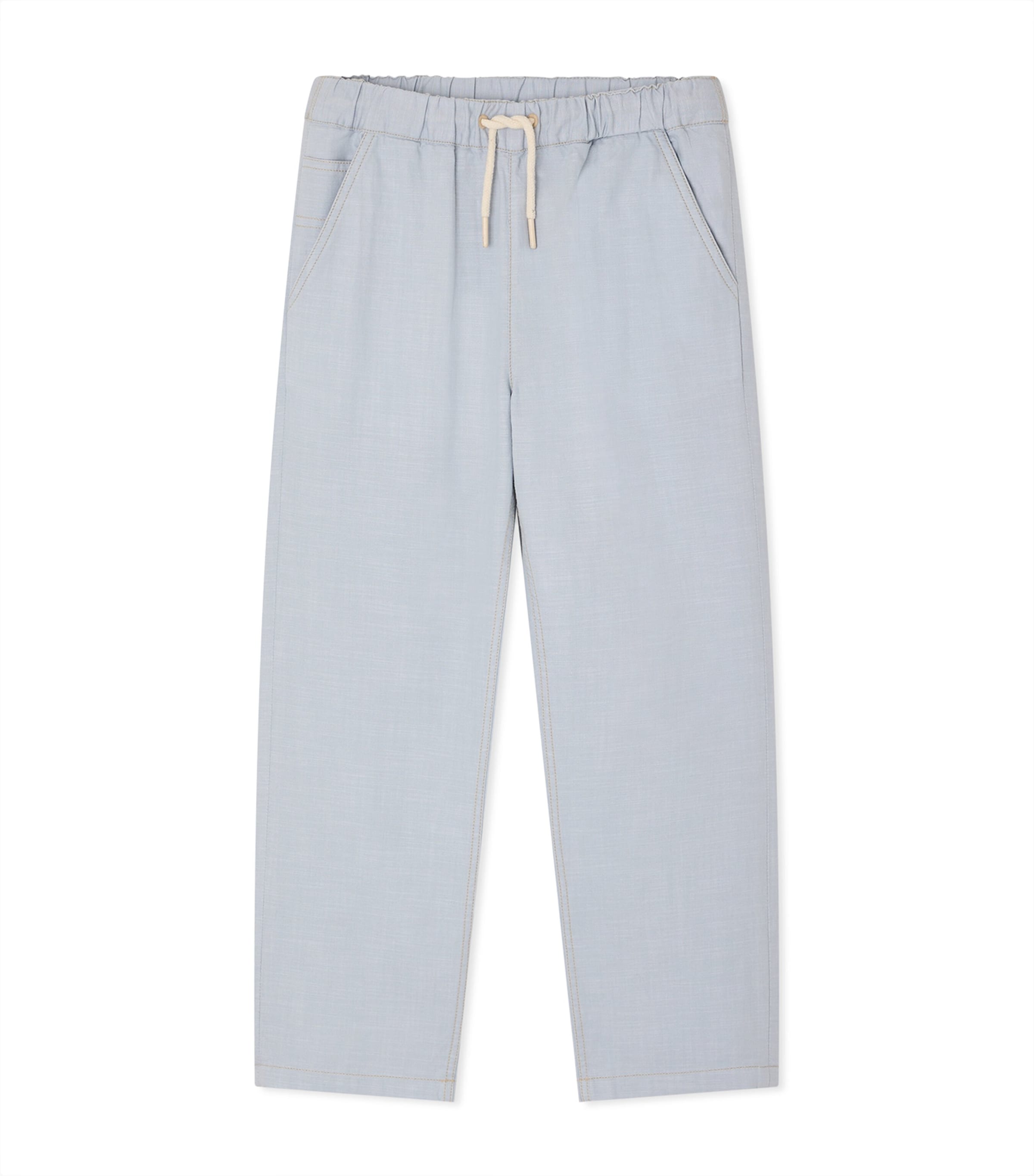 Bonpoint Blue Cotton Drawstring Jeans (10-14 Years) | Harrods DE