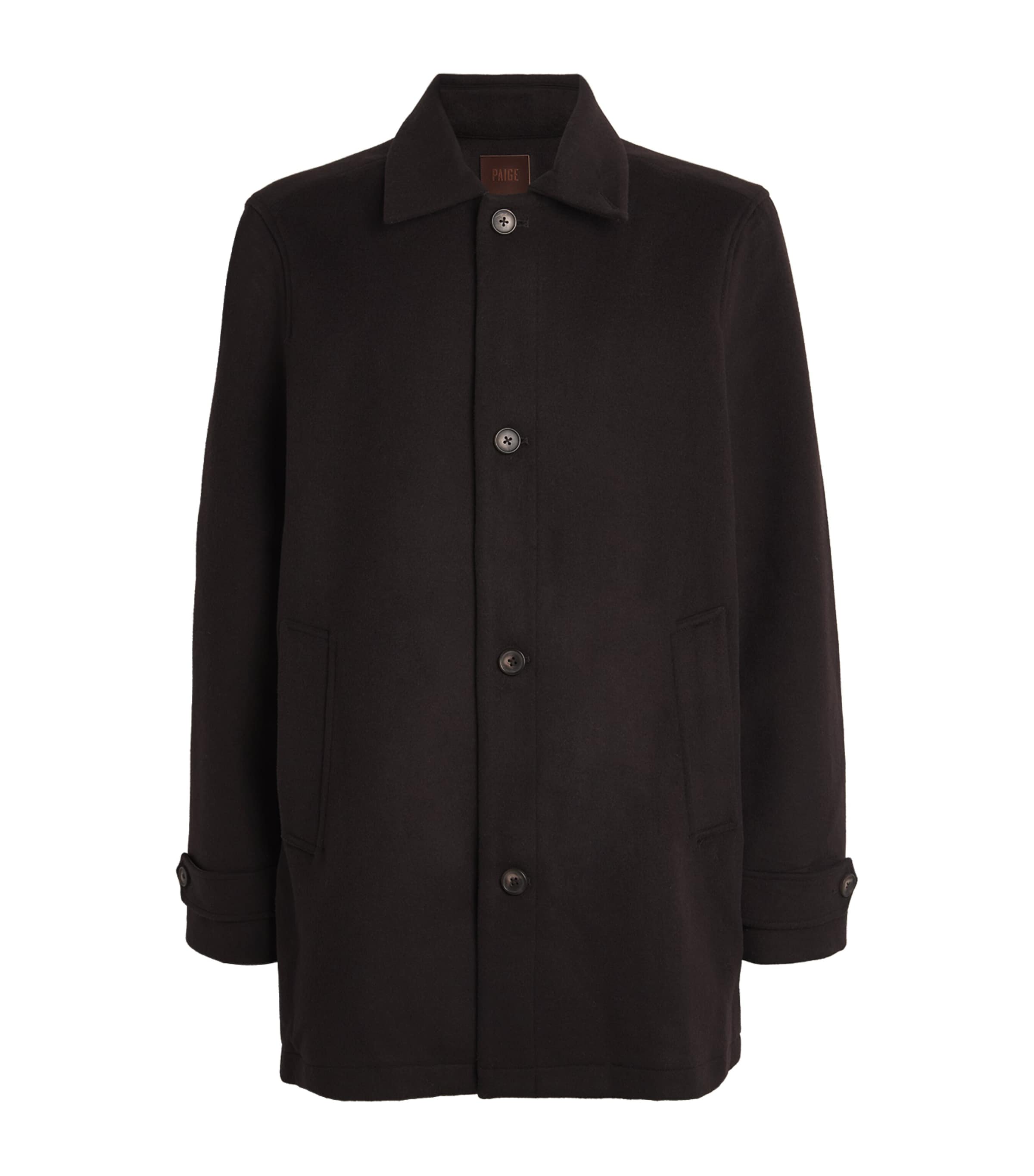 Paige Wool-blend Pennington Overcoat In Brown | ModeSens