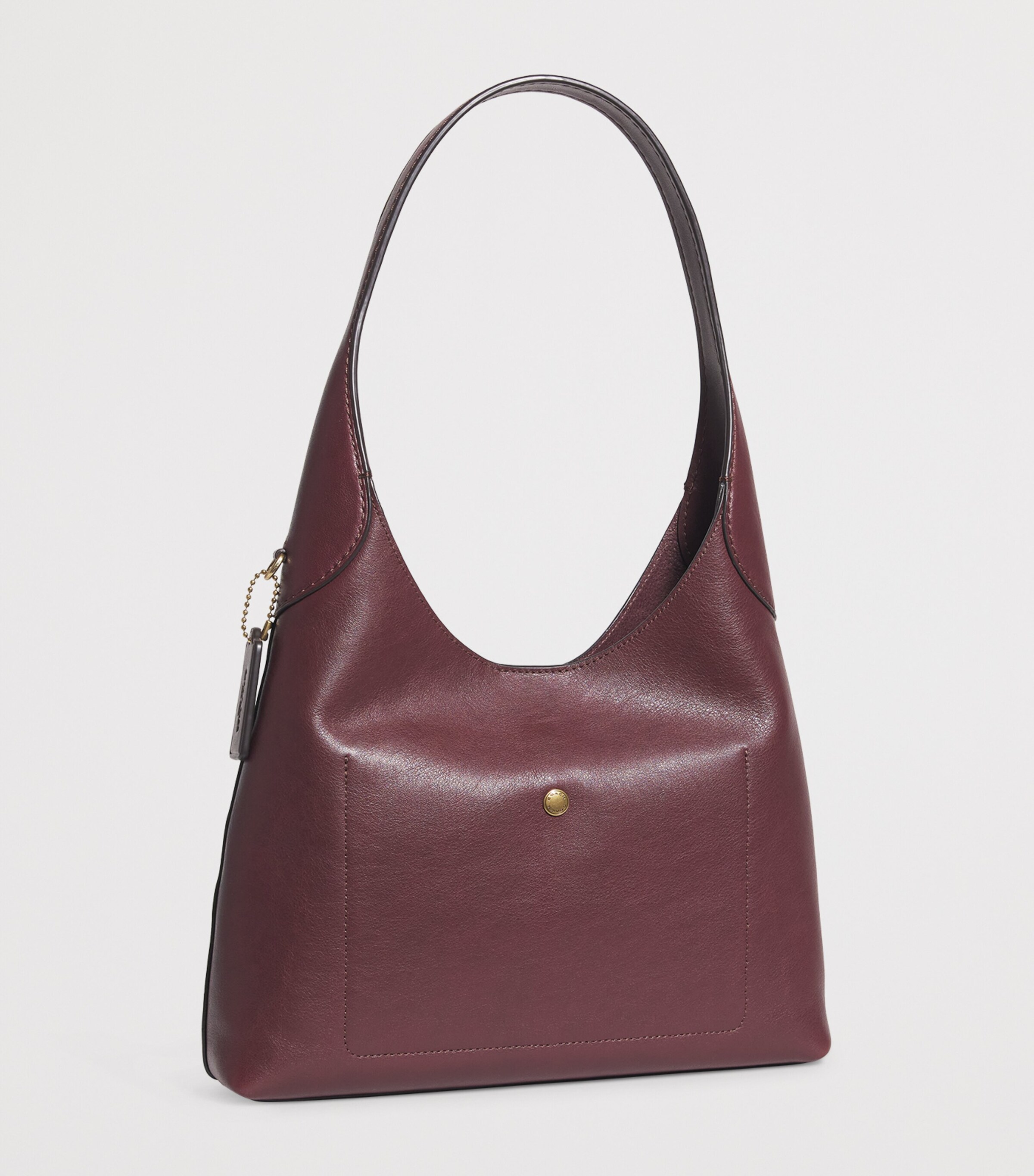 Coach Burgundy Leather Brooklyn 28 Shoulder Bag | Harrods BR
