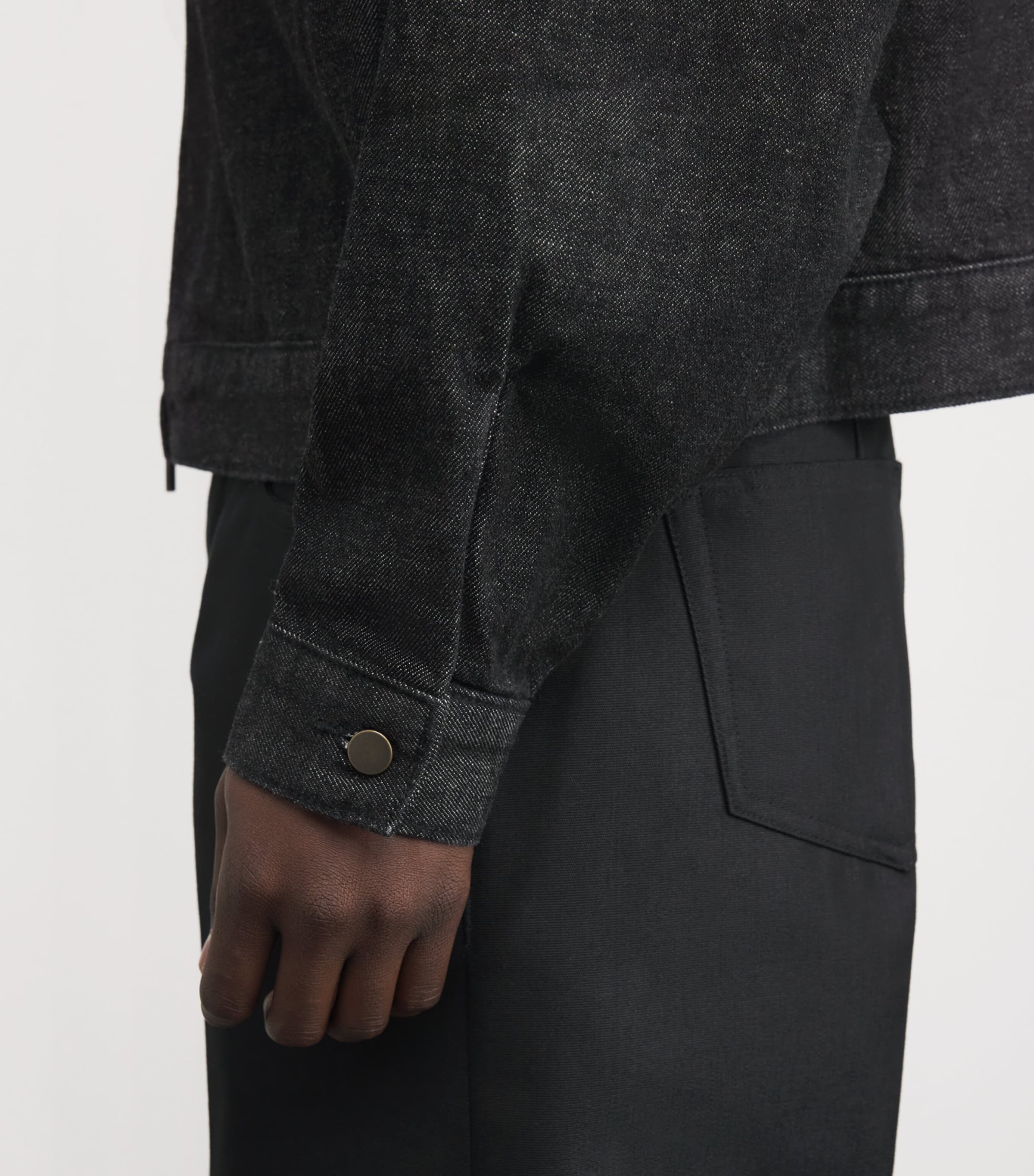 Fear Of God Black Trucker Denim Jacket | Harrods CA