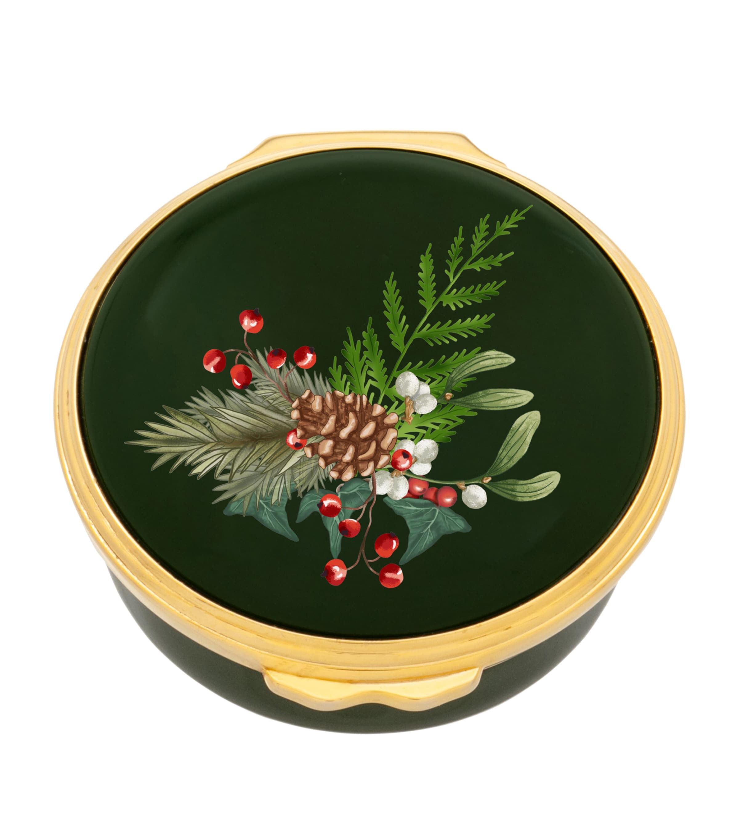 Halcyon Days Enamel Woodland Foliage Box | Harrods NL