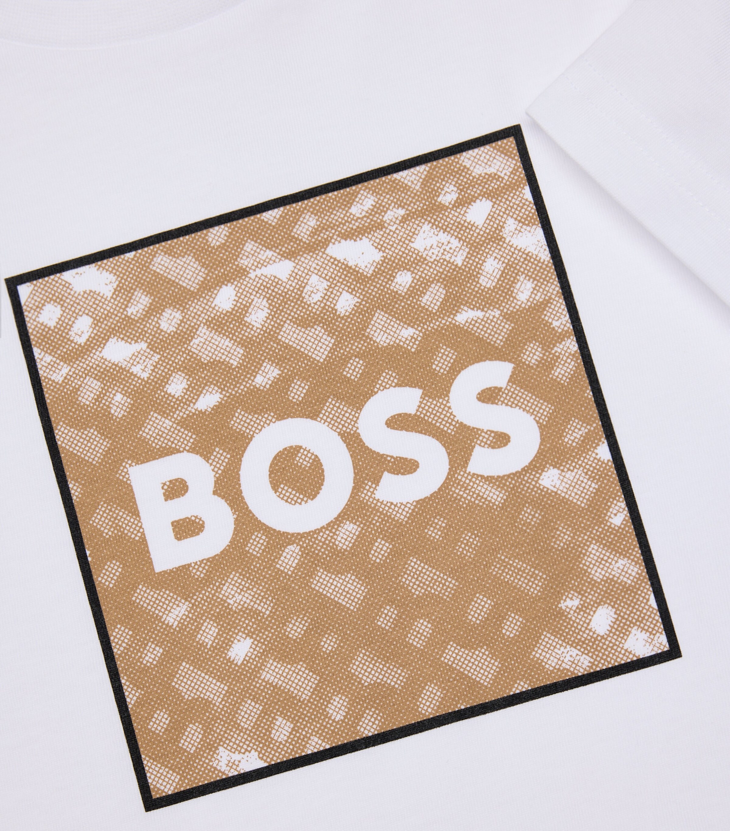BOSS Kidswear White Cotton Logo T-Shirt (4-16 Years) | Harrods UK
