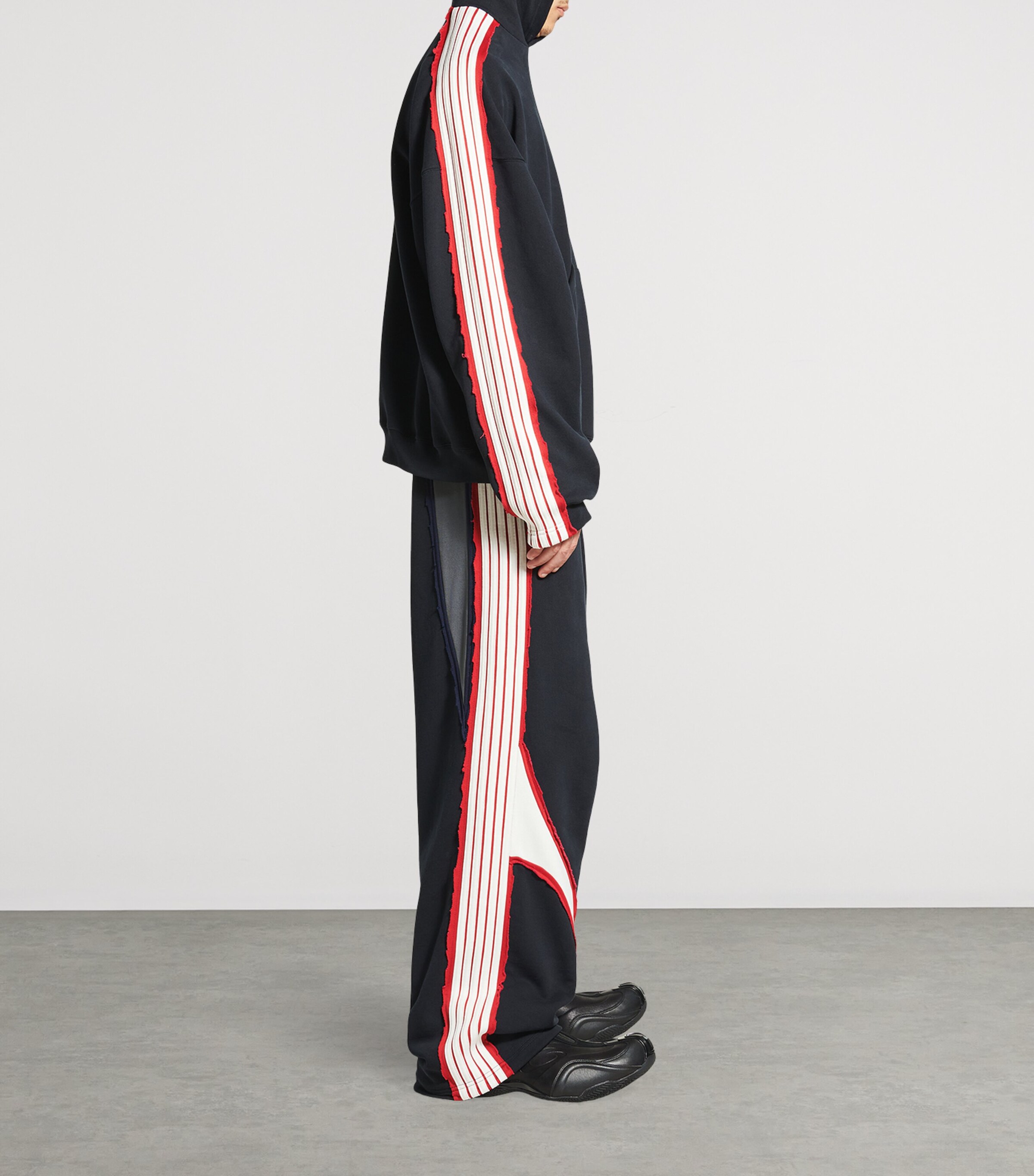 Balenciaga Grey Oversized Cotton Unity Sports Icon Hoodie | Harrods US