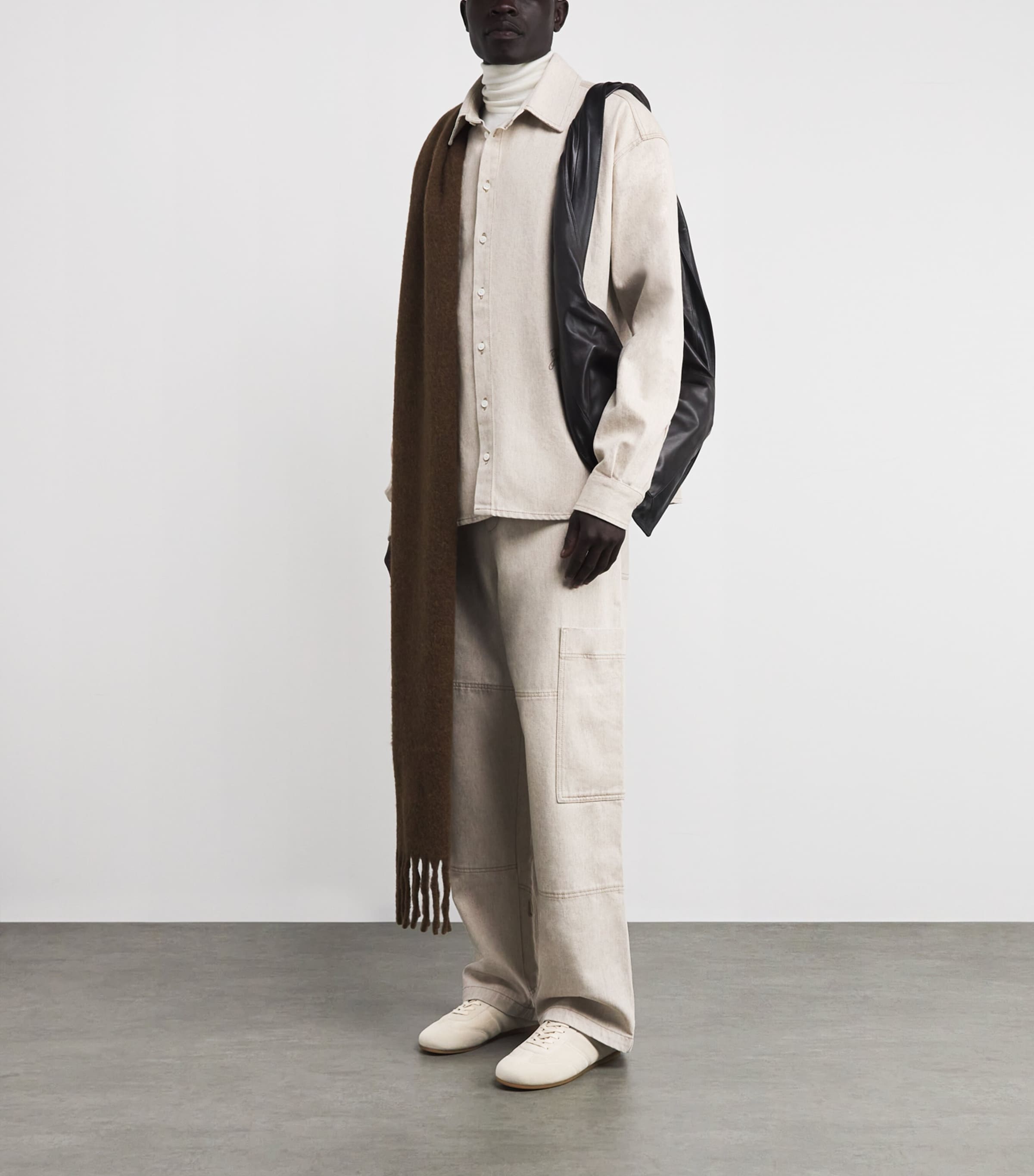 Lemaire White Suede Soft Runner Sneakers | Harrods US