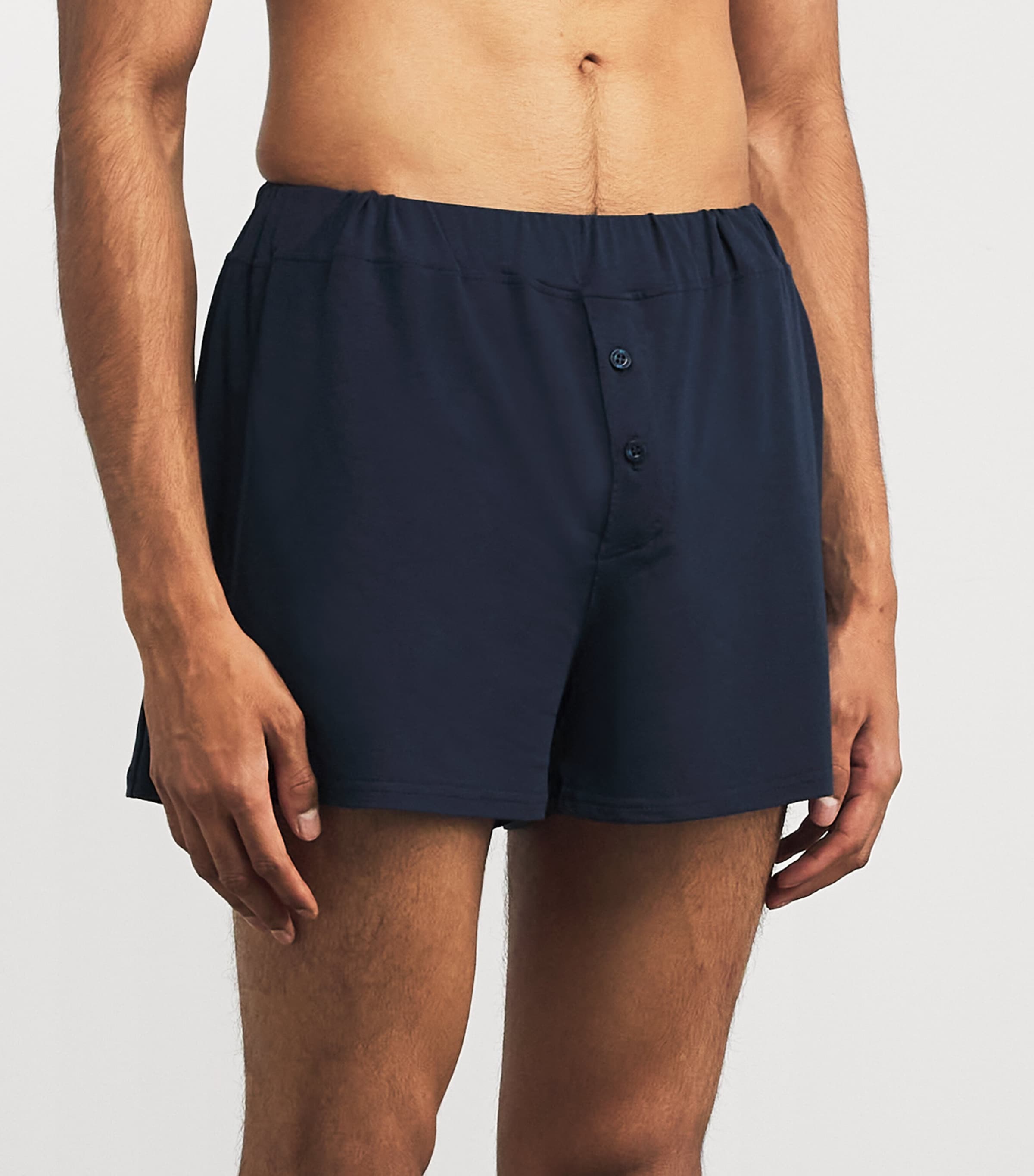 Homebody Navy Traditional Boxer Shorts | Harrods AU