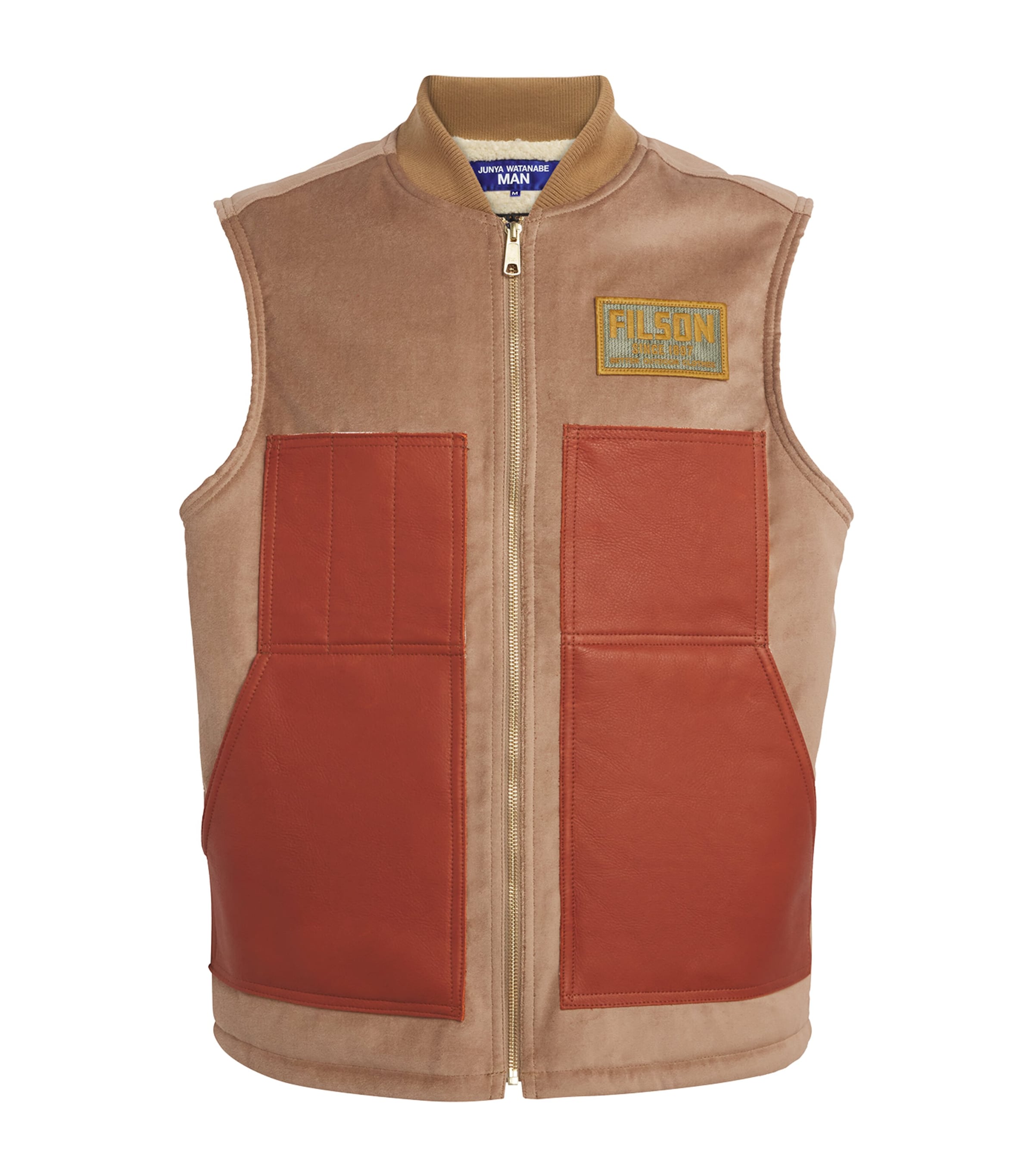 Junya Watanabe MAN Beige x Filson Cotton Patch Gilet | Harrods UK
