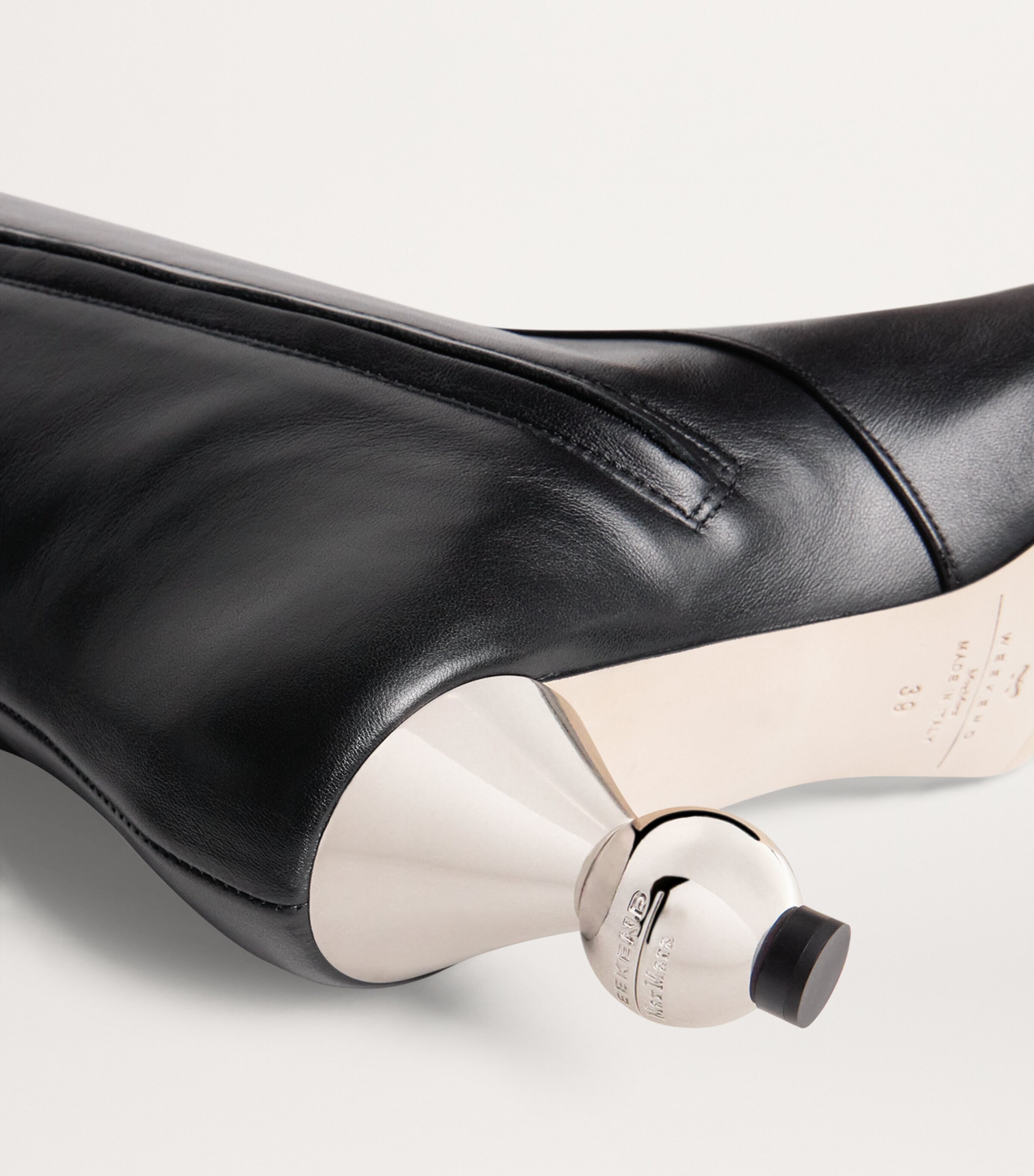 Weekend Max Mara Leather Knee-High Boots | Harrods US