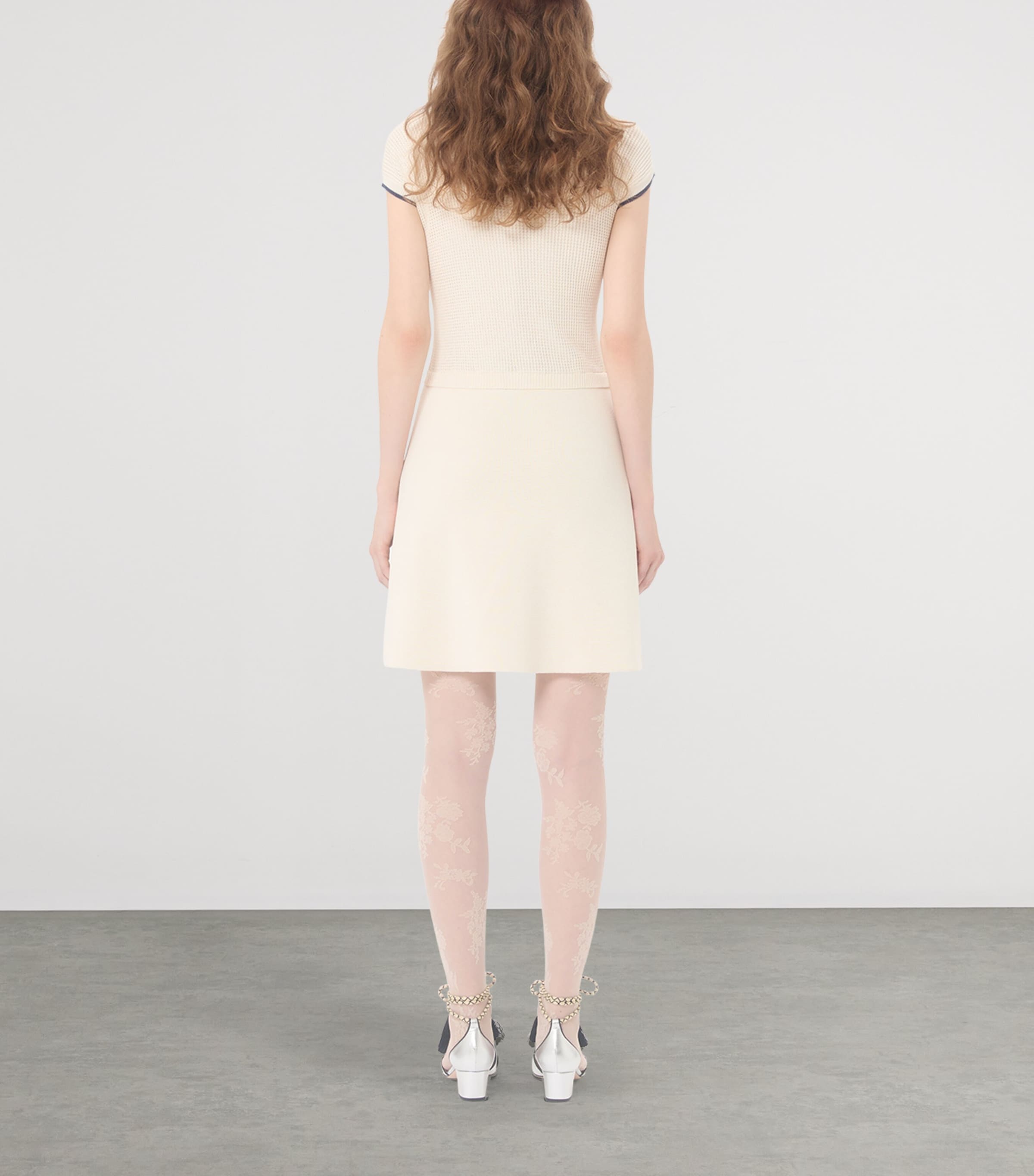 Valentino Nude Knitted Chez Valentino Mini Dress | Harrods DE