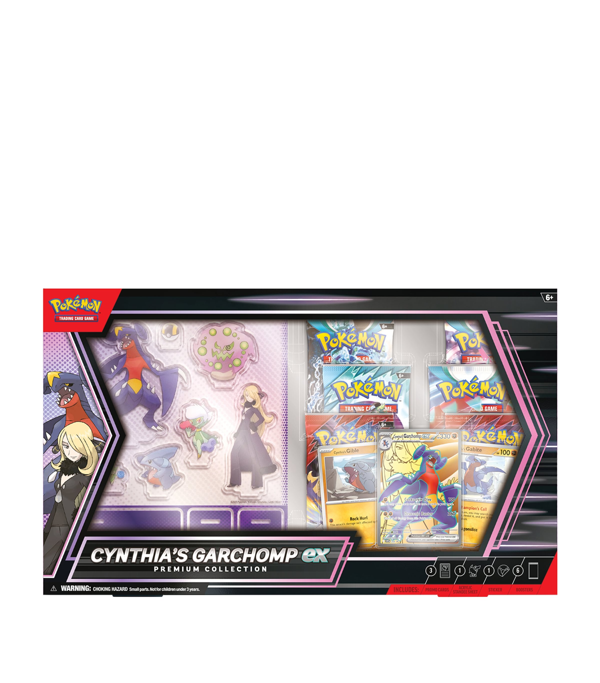 Pokemon Multi Pokémon TCG: Cynthia’s Garchomp ex Premium Collection ...