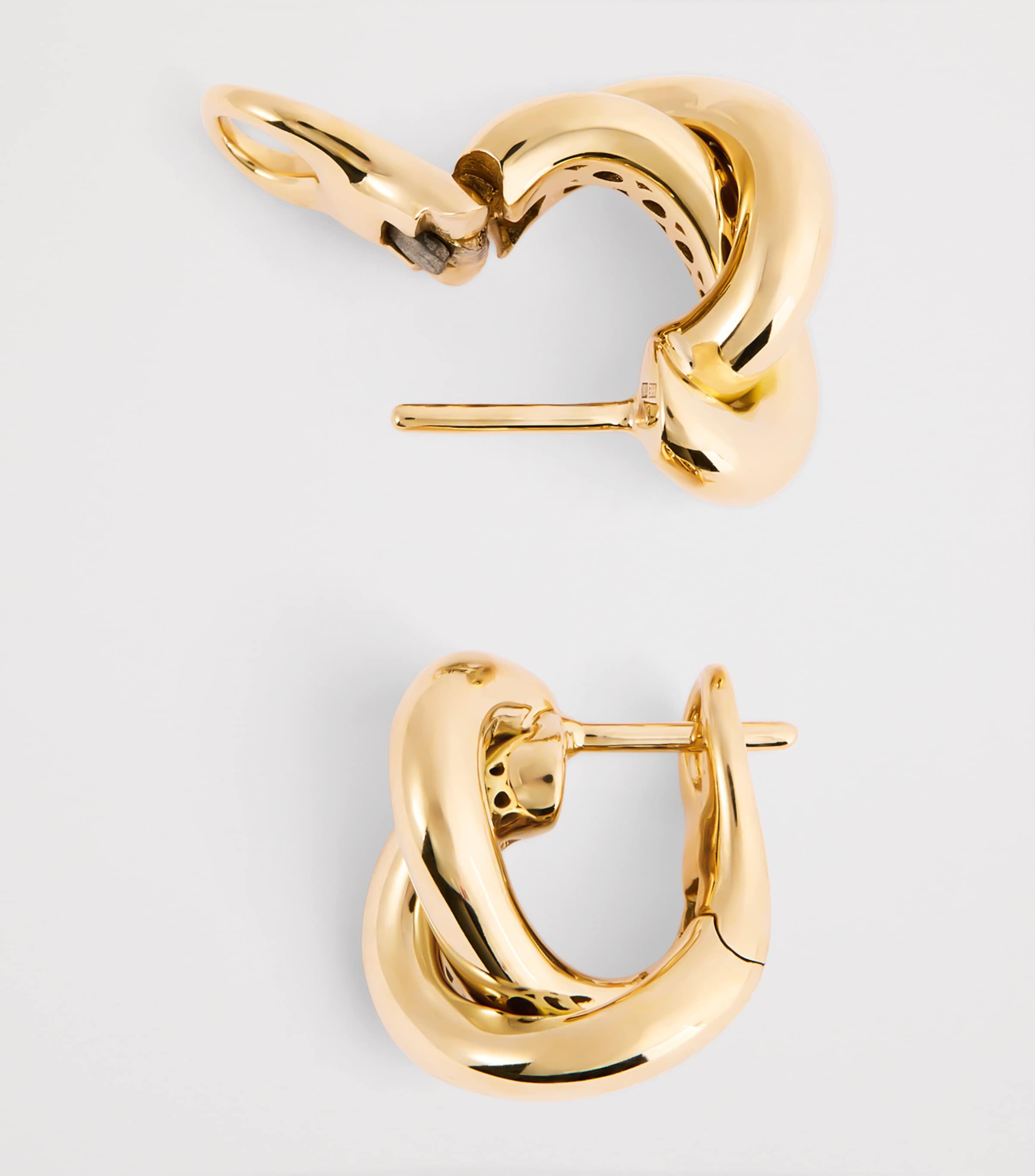 Engelbert Small Yellow Gold Legacy Knot Earrings | Harrods CA