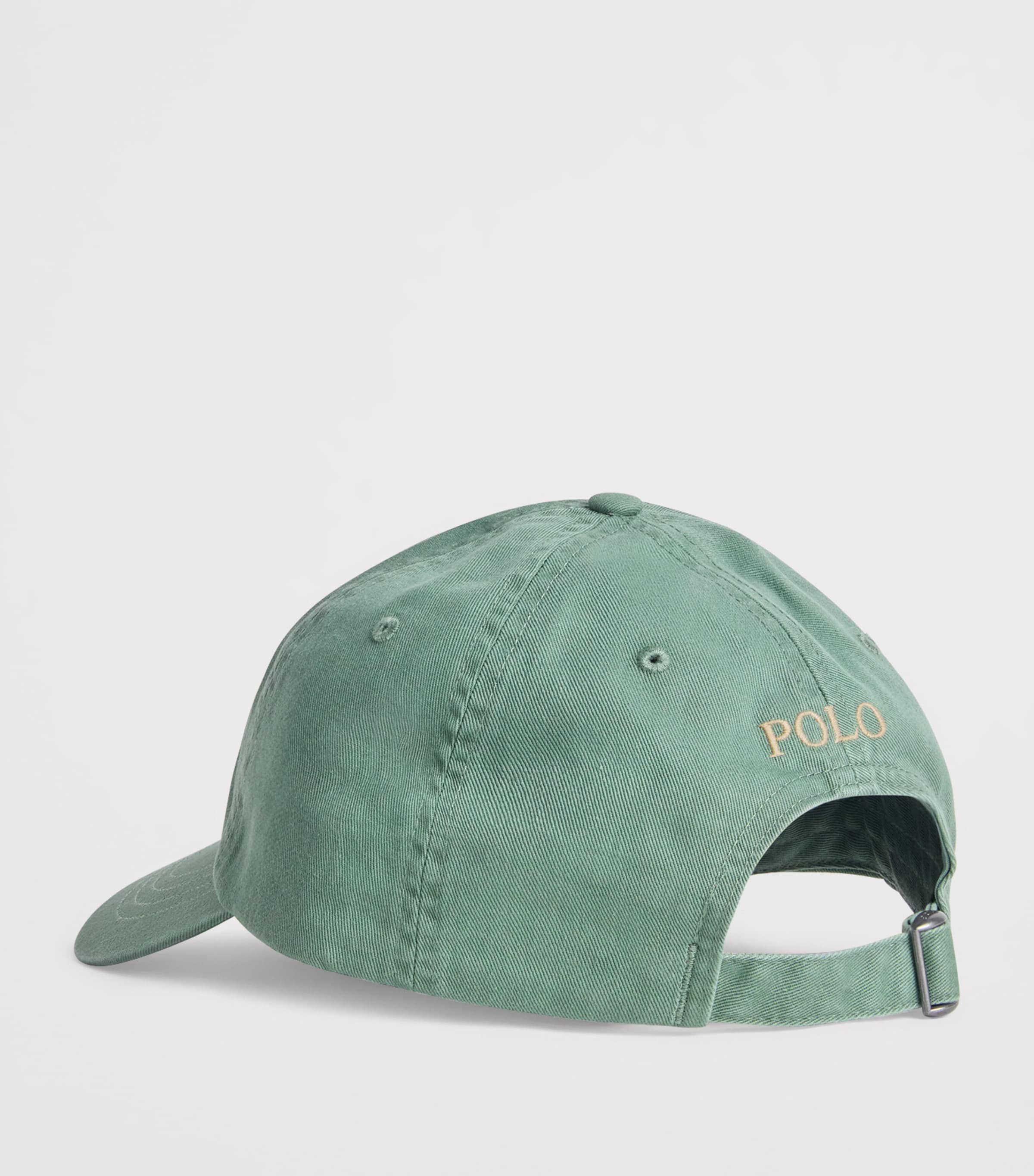 Polo Ralph Lauren Green Cotton Polo Pony Baseball Cap | Harrods UK